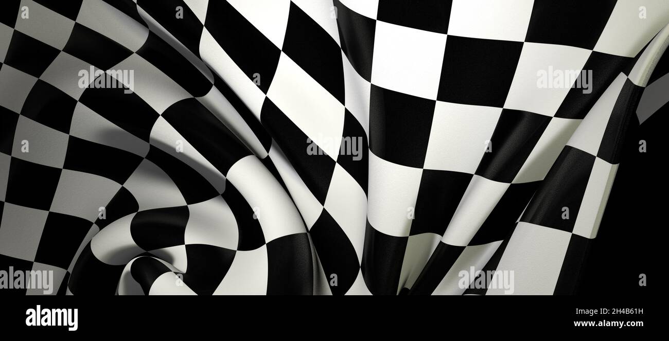 Finish race sports flag for champion and winner Stock Photo - Alamy