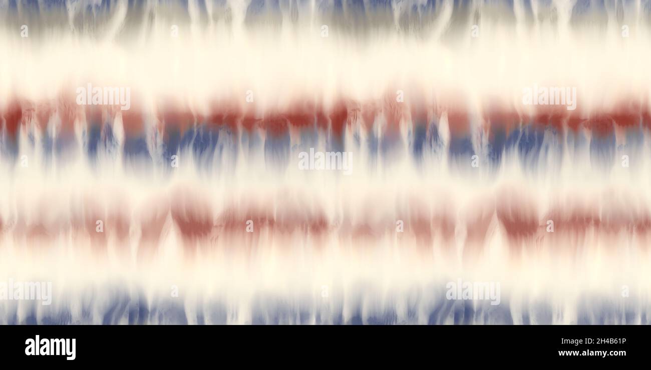 Seamless funky striped tie dye motif print border for surface design ...