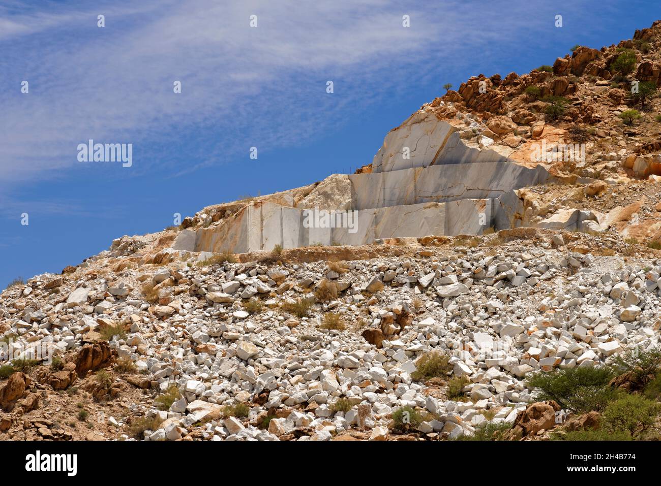Marble quarry southwest of Karibib (at road D1952), Jonathan Palisandro ...