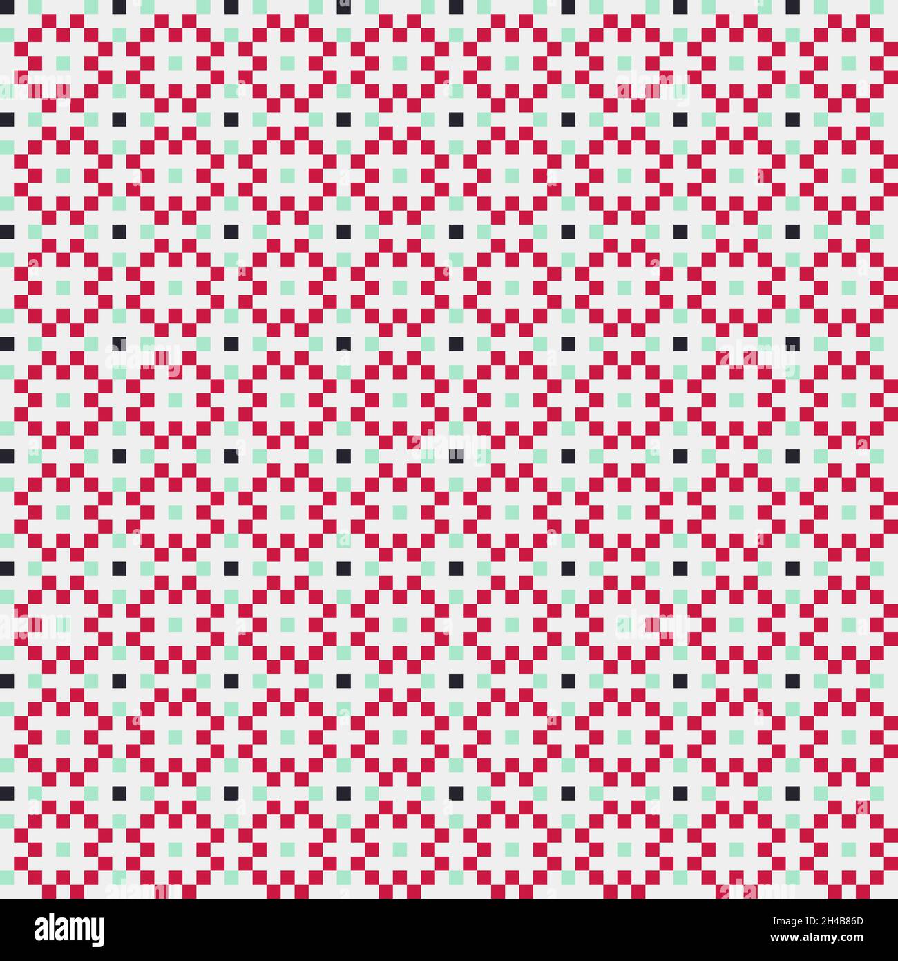 Abstract Cross-Pattern Dotted generative computational art illustration ...