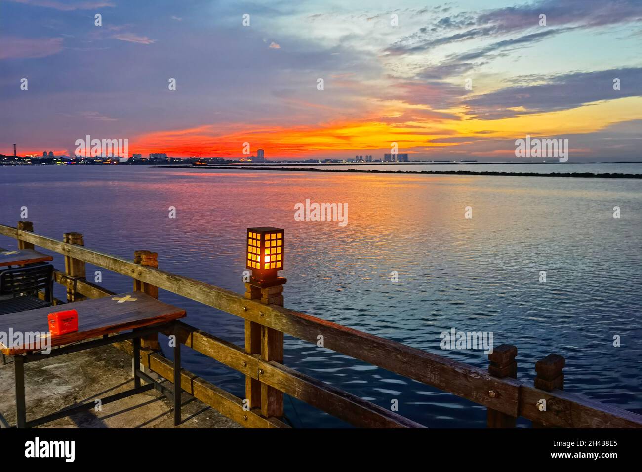 Pantai Ancol Beach, Jakarta, Indonesia Stock Photo - Alamy