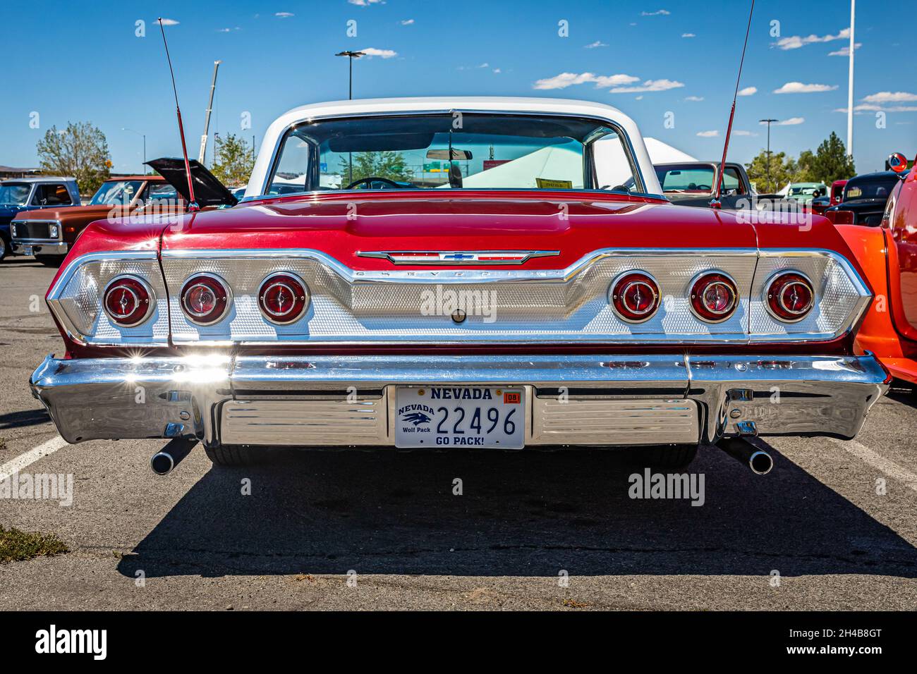 Reno, NV - August 4, 2021: 1963 Chevrolet Impala SS Hardtop Coupe at a ...