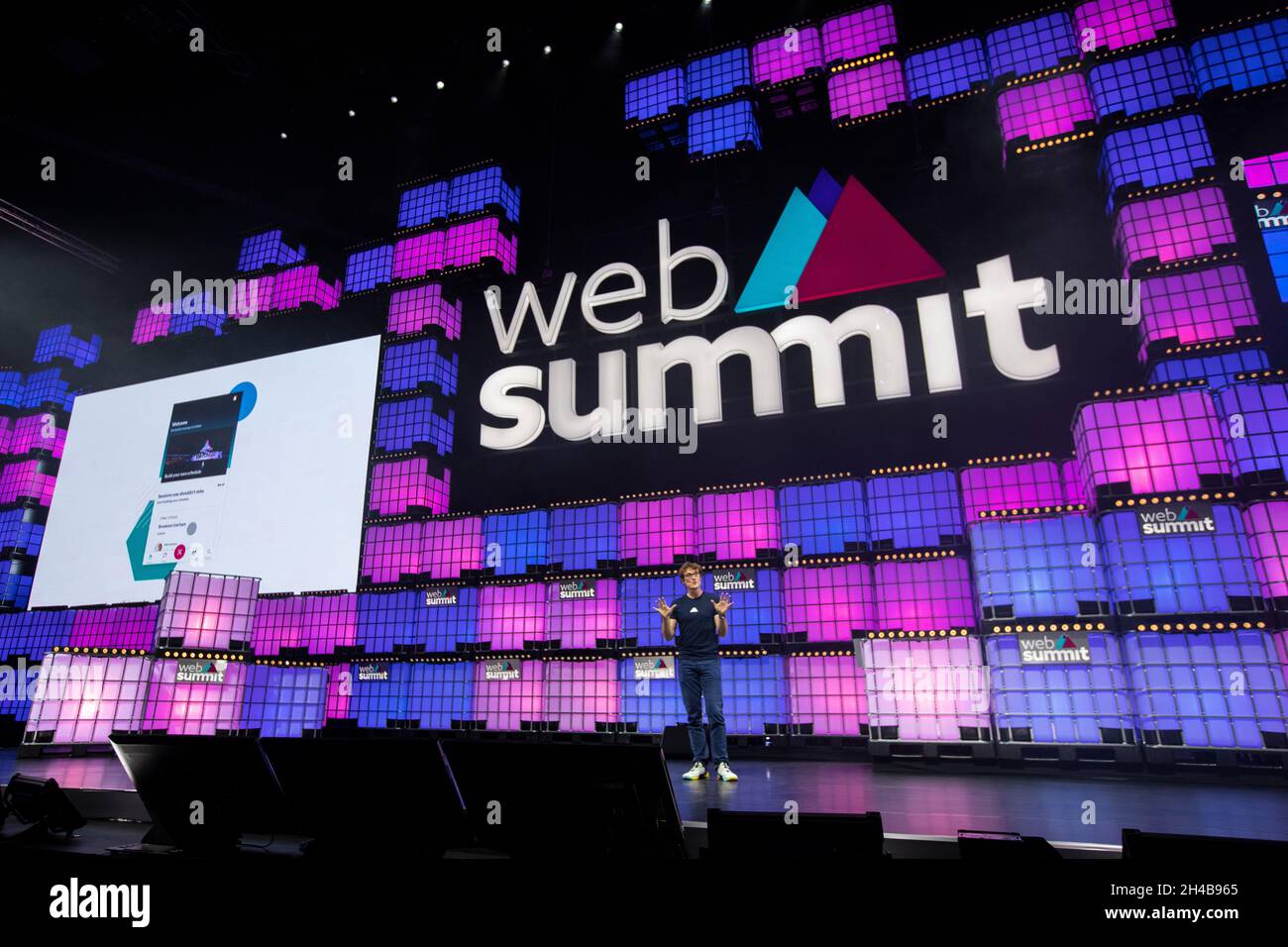 Lisbon, Portugal. 01st Nov, 2021. Founder and CEO of Web Summit, Paddy ...