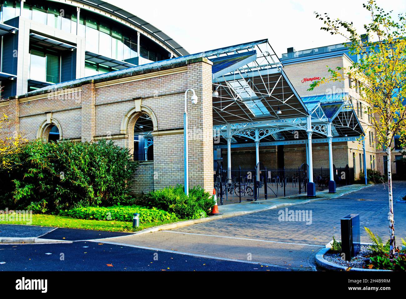 Part of original 1841 built railway station inside city walls, Tofts ...