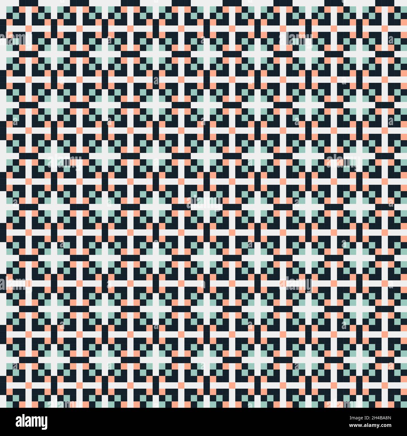Abstract Cross-Pattern Dotted generative computational art illustration ...