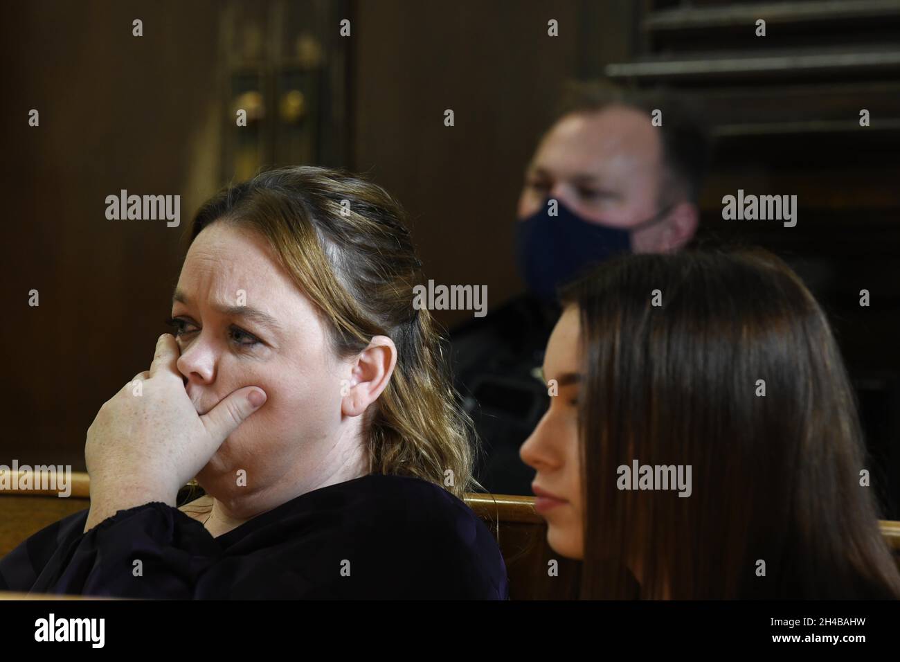 Kenosha, Wisconsin, USA. 1st Nov, 2021. Kyle Rittenhouse mother WENDY ...