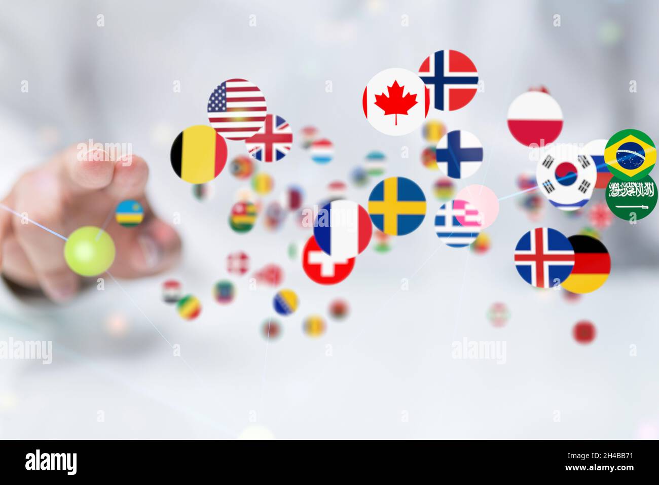 Official national flags of the world Stock Photo - Alamy