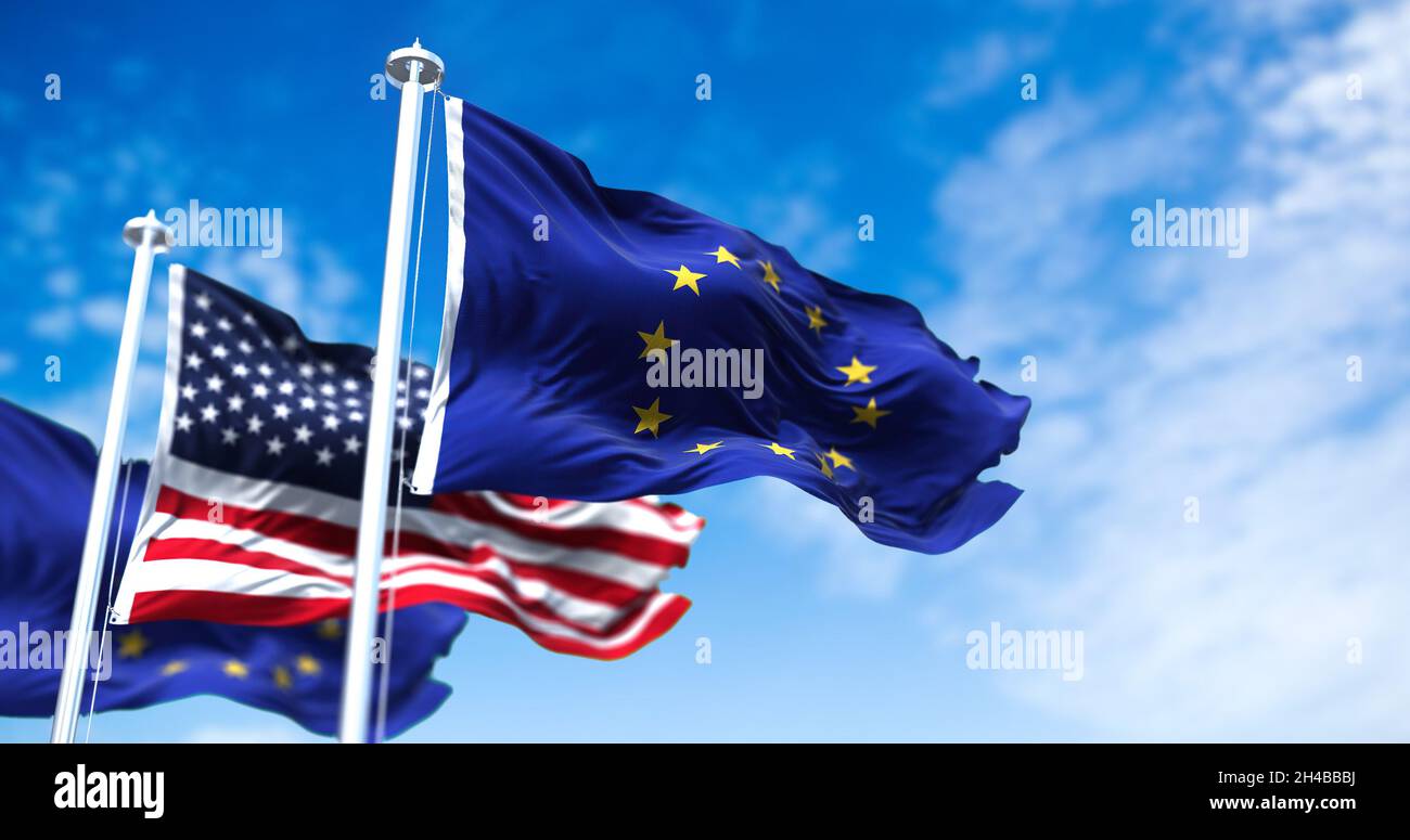 European union america hi-res stock photography and images - Alamy