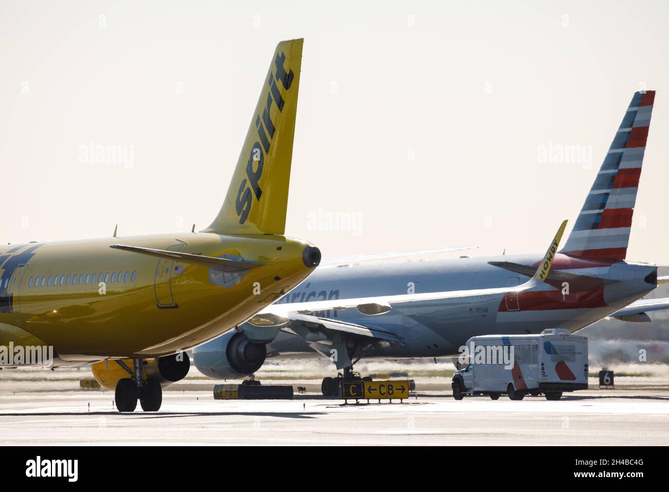 Los Angeles, California, USA. 29th Mar, 2019. A Spirit Airlines Airbus ...