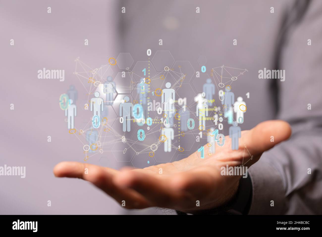 Digital connections with technology Stock Photo - Alamy