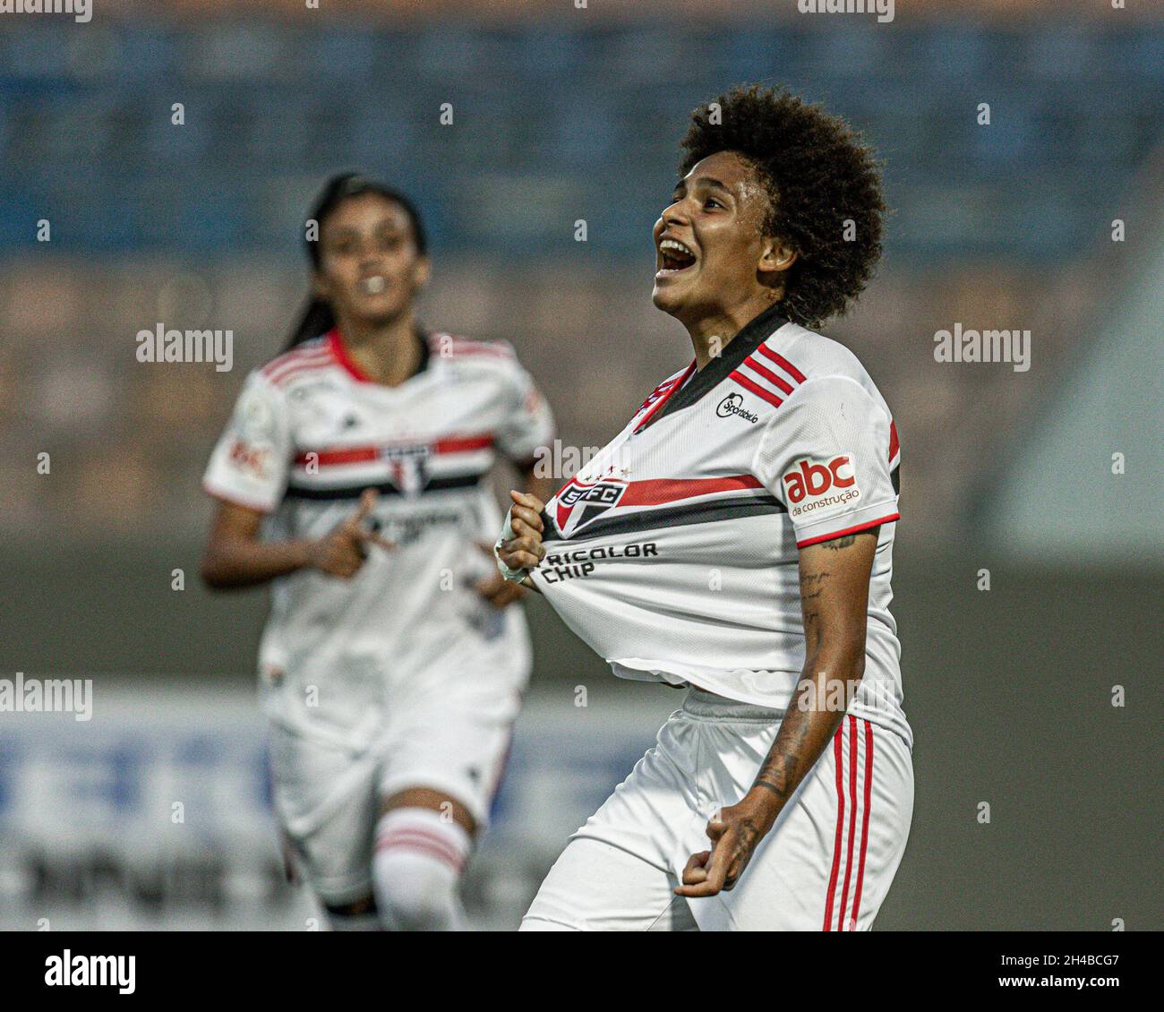 Barueri, Brazil. 01st Nov, 2021. Yayá in the match between Santos X São ...