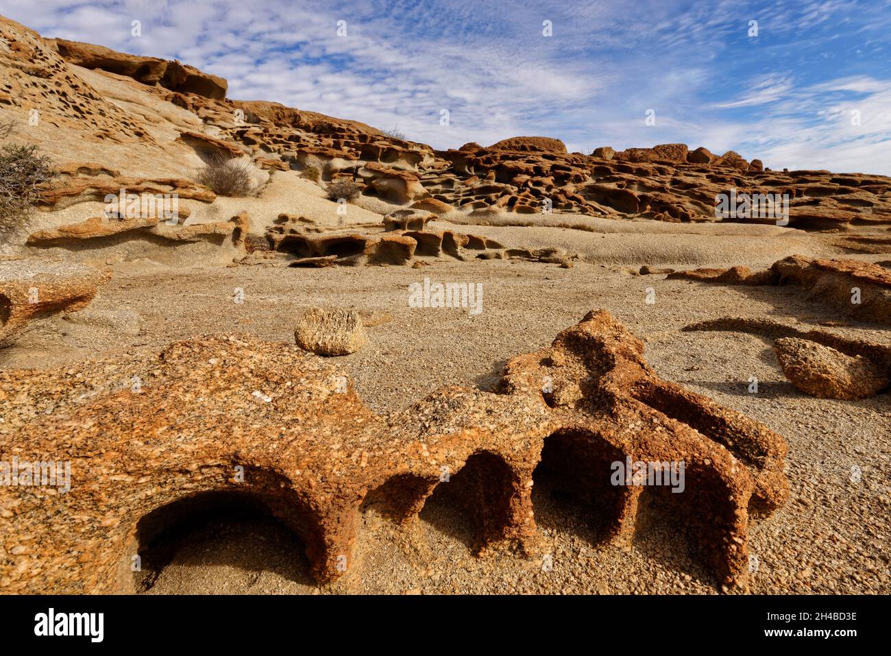 Farm Wüstenquell (Wuestenquell Guest Farm): Eroded and weathered ...