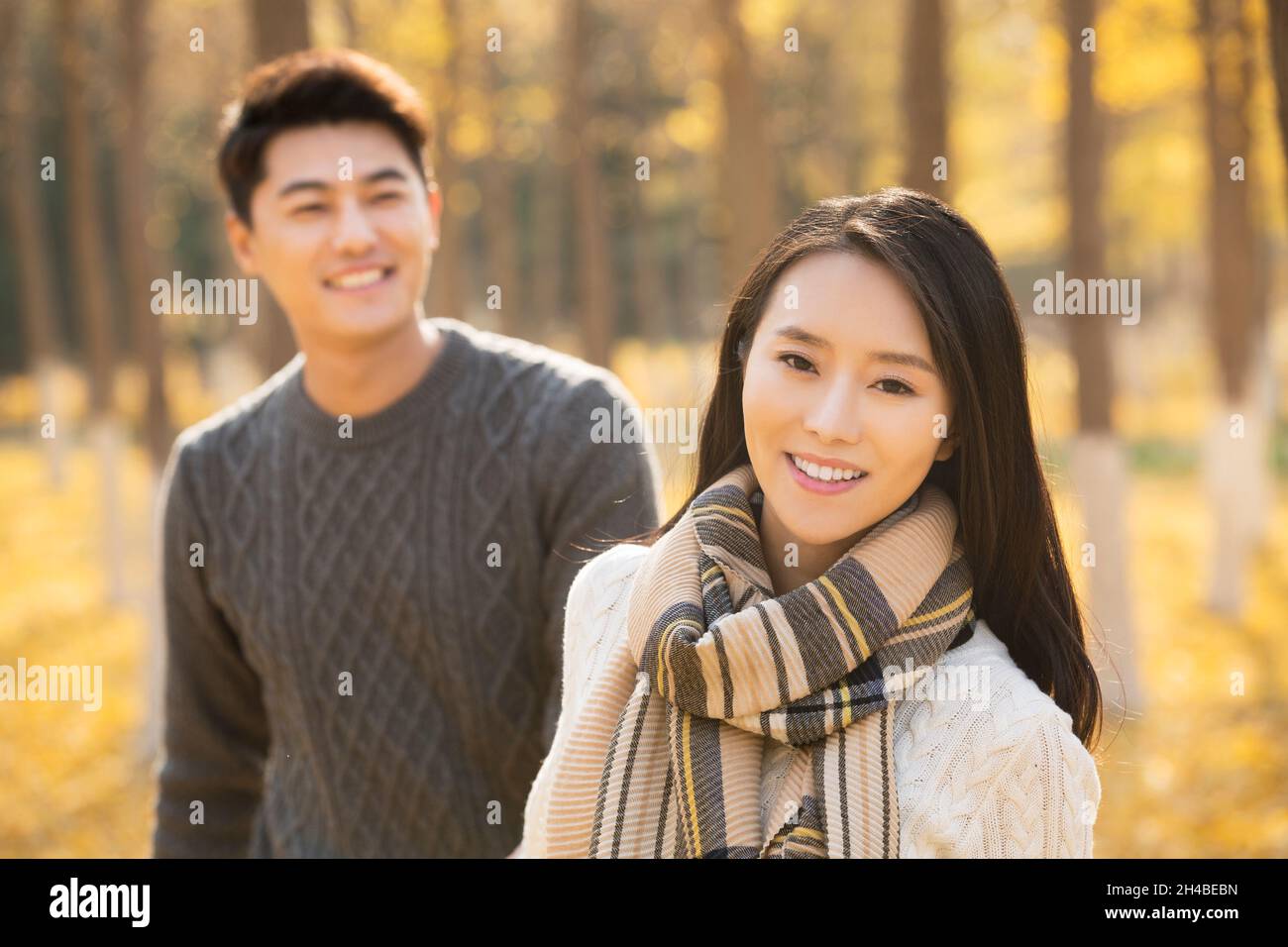 Happy and sweet young couple Stock Photo - Alamy
