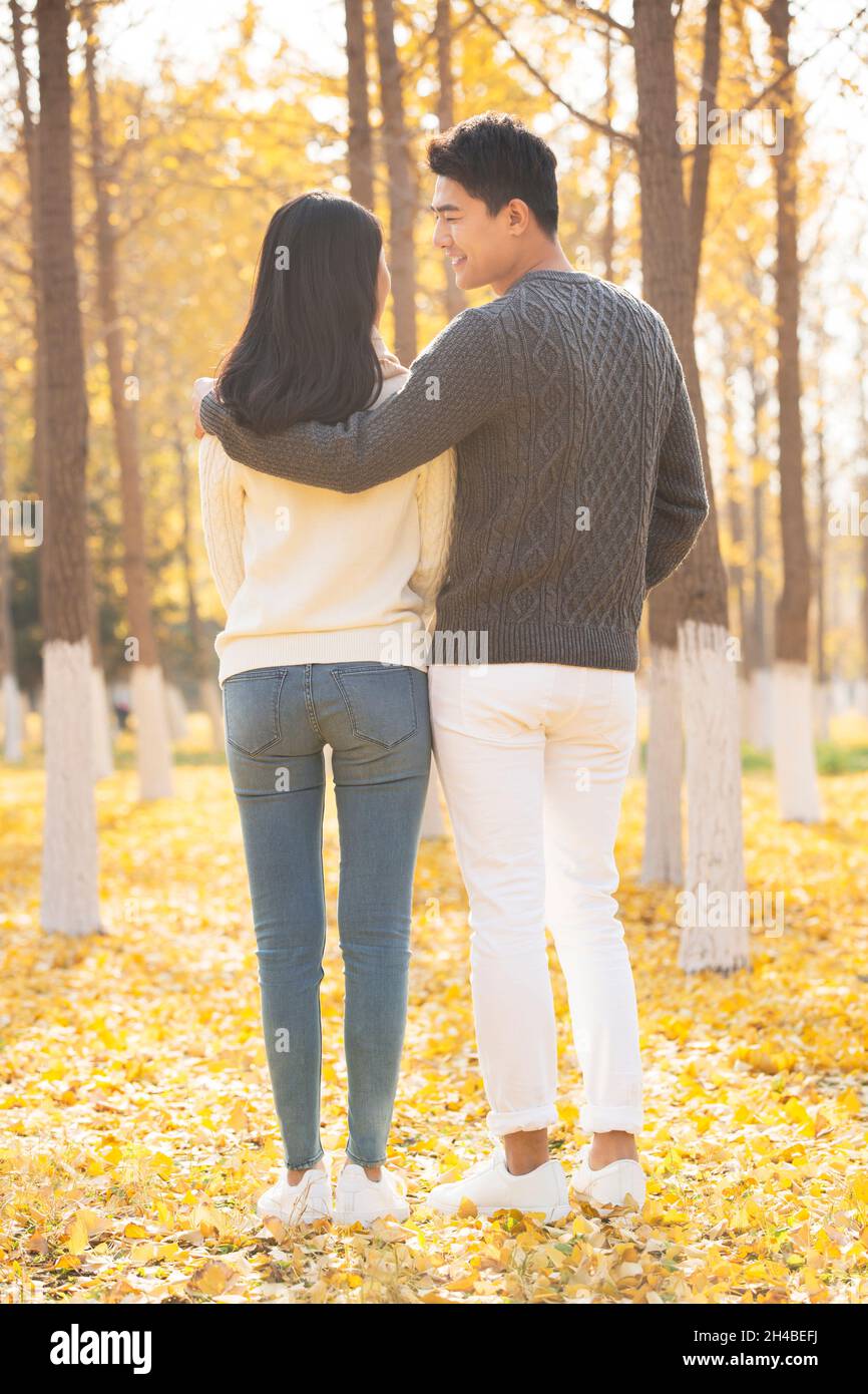 Happy and sweet young couple Stock Photo - Alamy