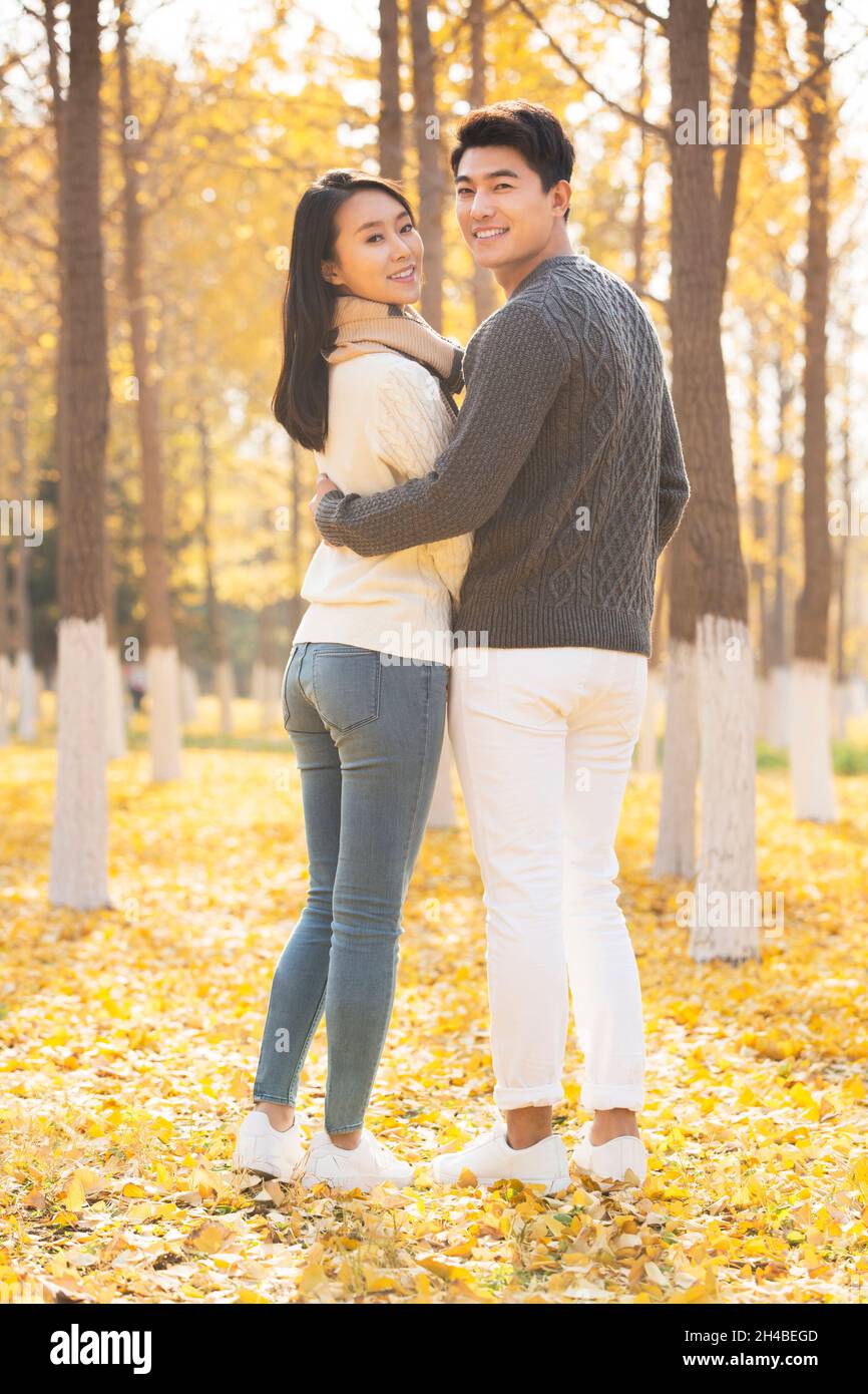Happy and sweet young couple Stock Photo - Alamy