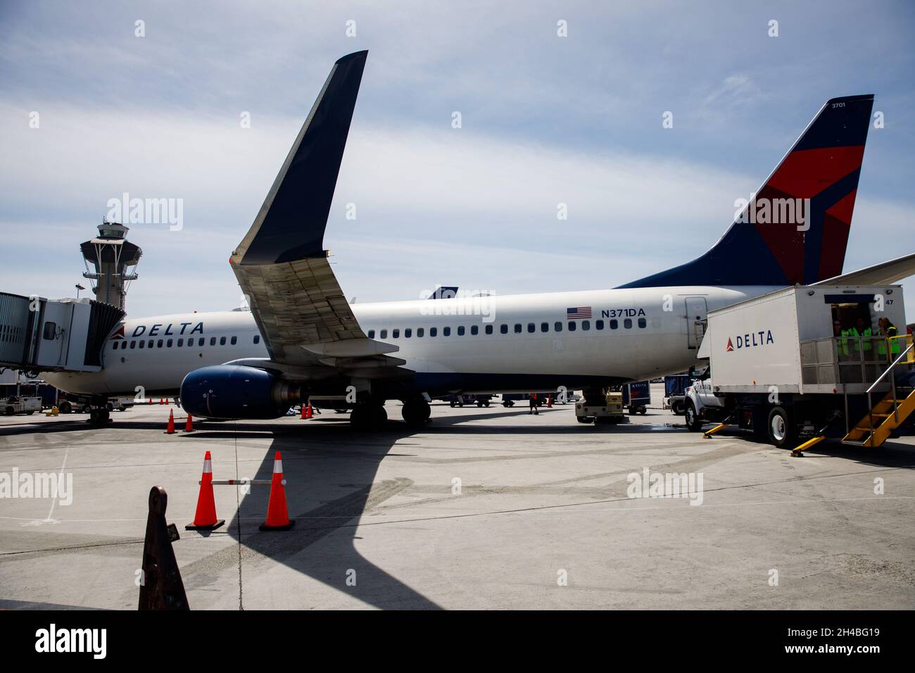 Los Angeles, California, USA. 29th Mar, 2019. A Delta Air Lines Inc ...