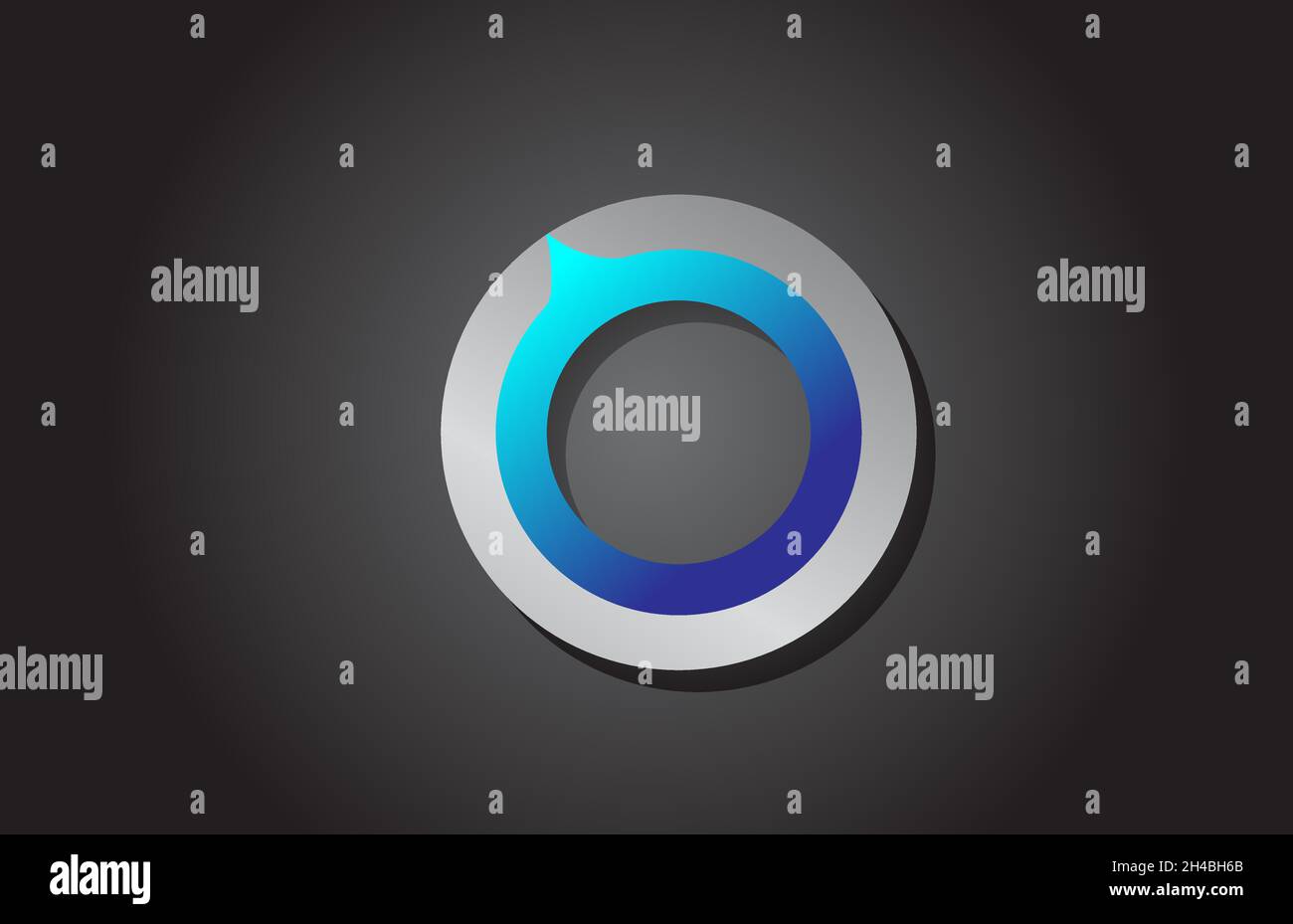 O alphabet letter logo icon. Creative design for business and company ...