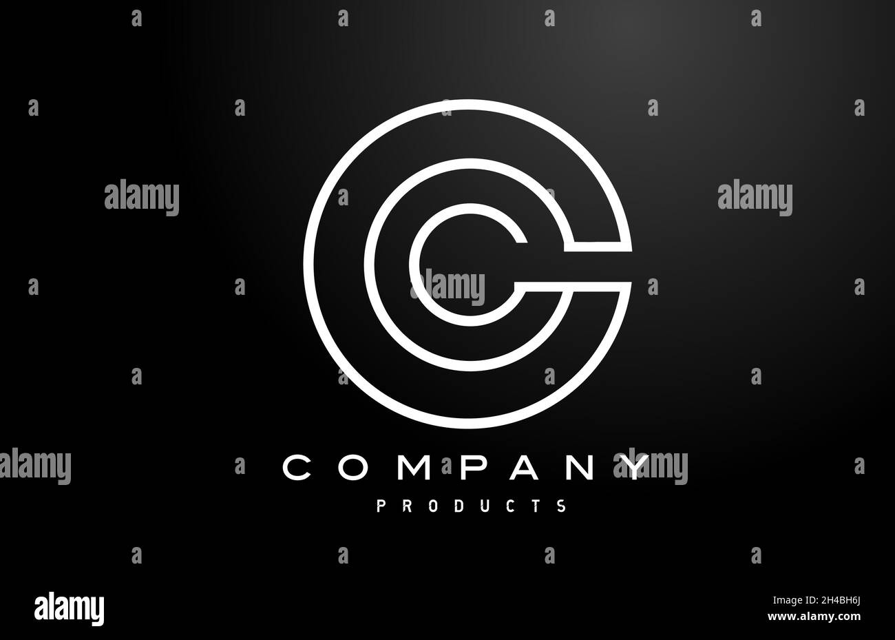 O white alphabet letter logo icon with black colour. Creative design ...