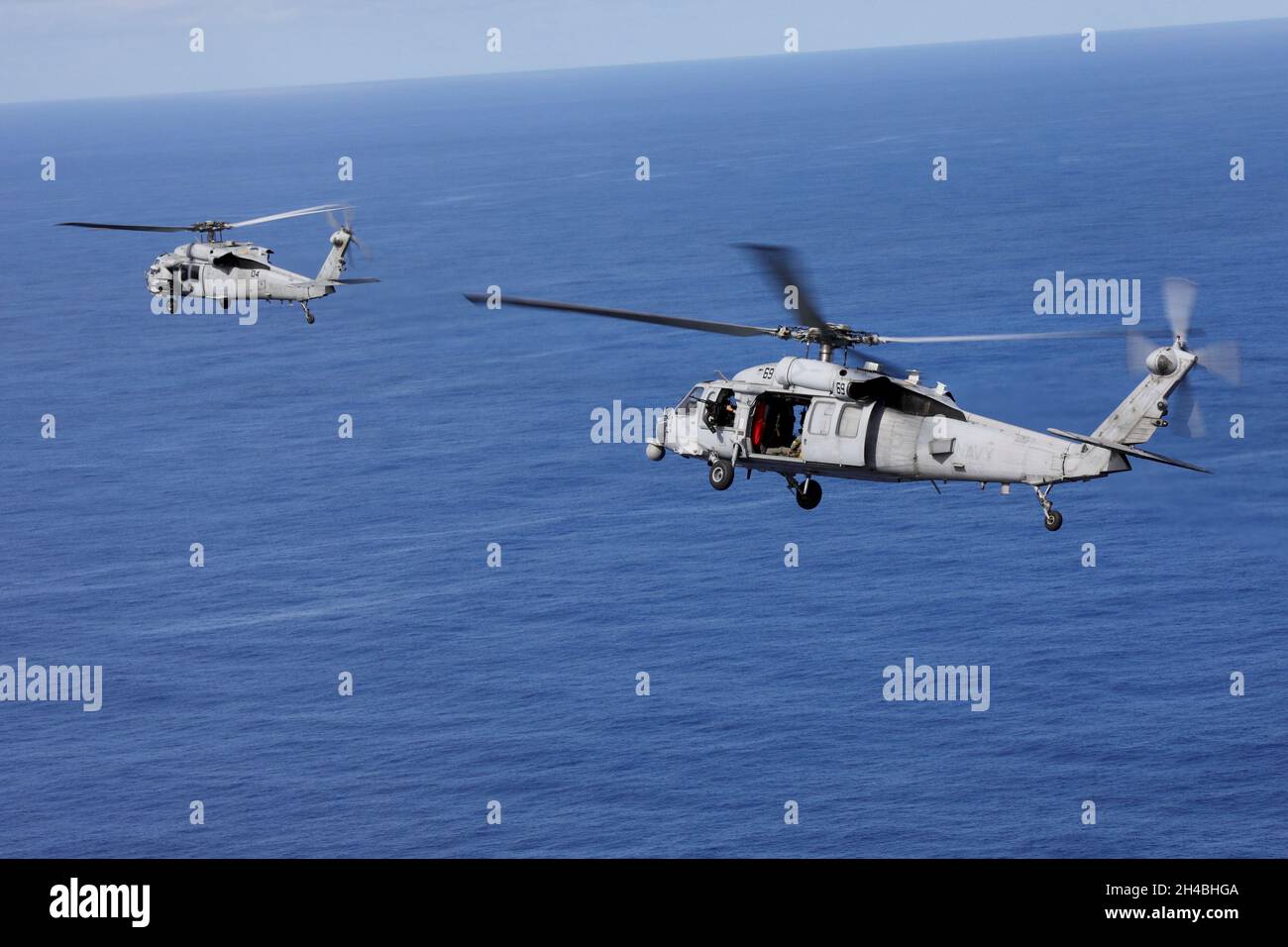 PHILIPPINE SEA (Oct. 29, 2021) – An MH-60S Sea Hawk helicopter ...