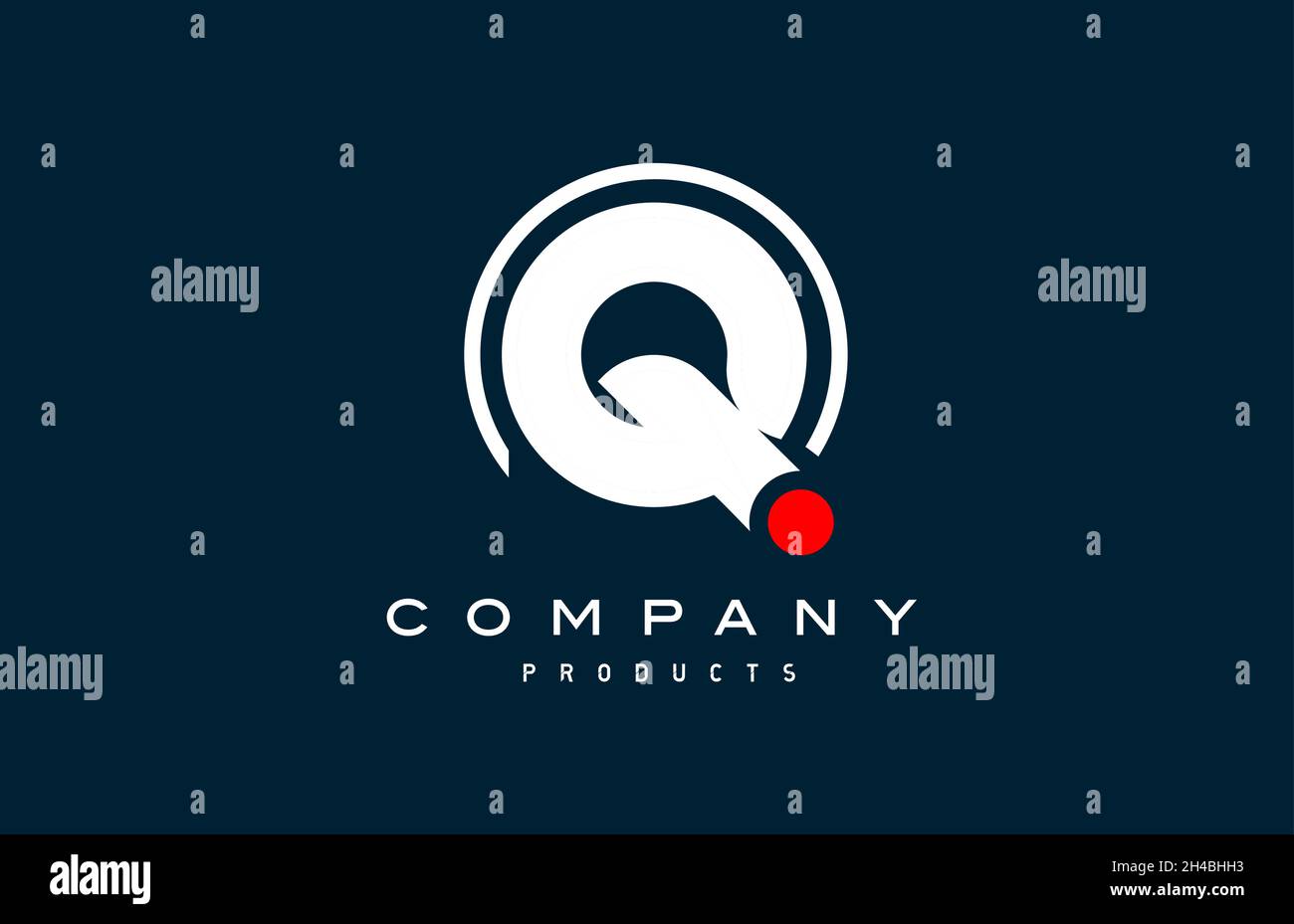 Q alphabet letter logo icon. Creative design for business and company ...