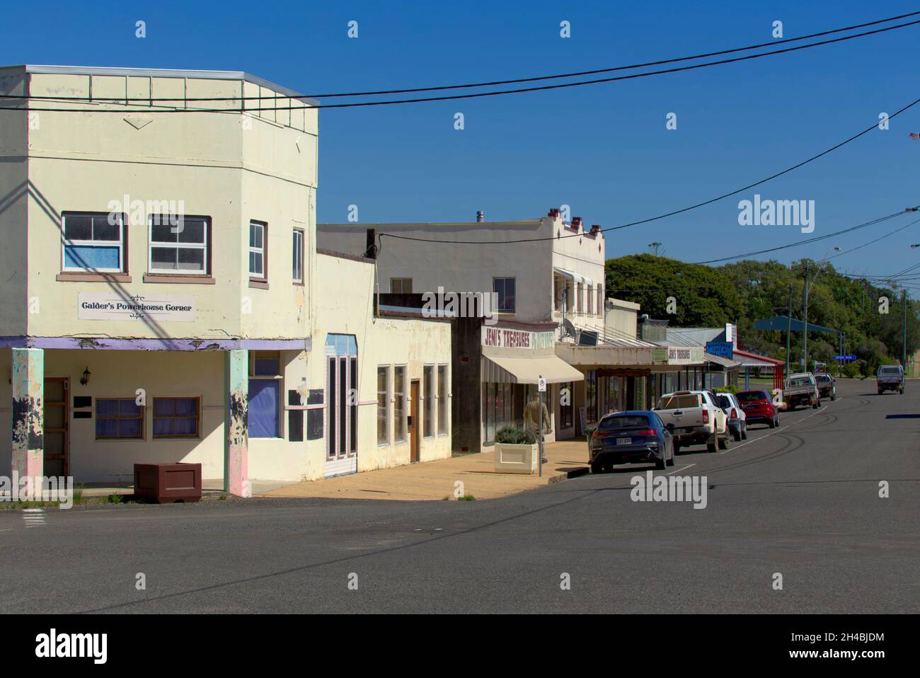 Architectural styles on George Street Biggenden Queensland Australia ...