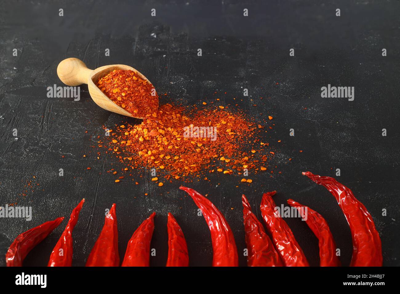 Sliced chilli isolated top view hi-res stock photography and images - Alamy