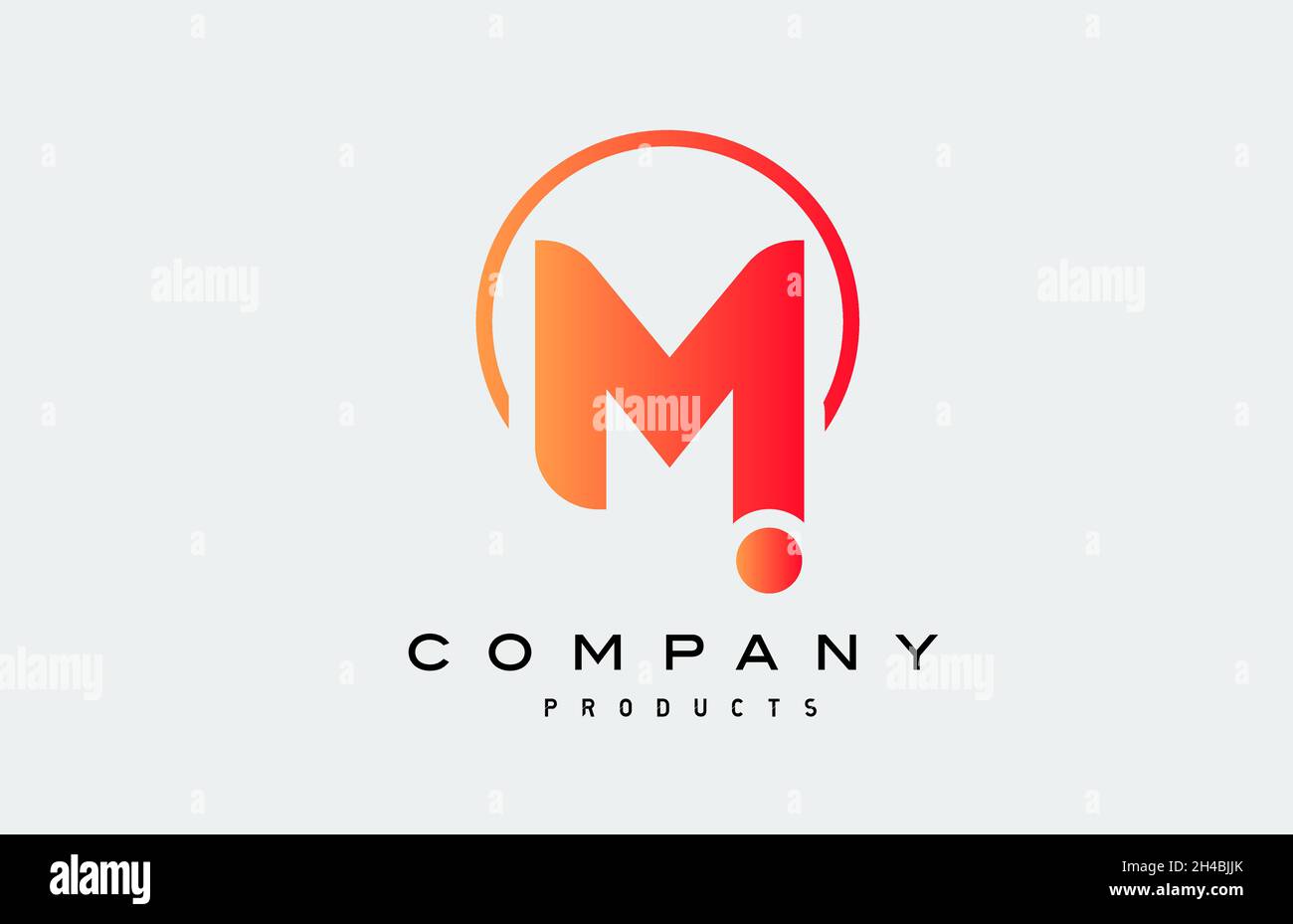 M alphabet letter logo icon. Creative design for business and company ...