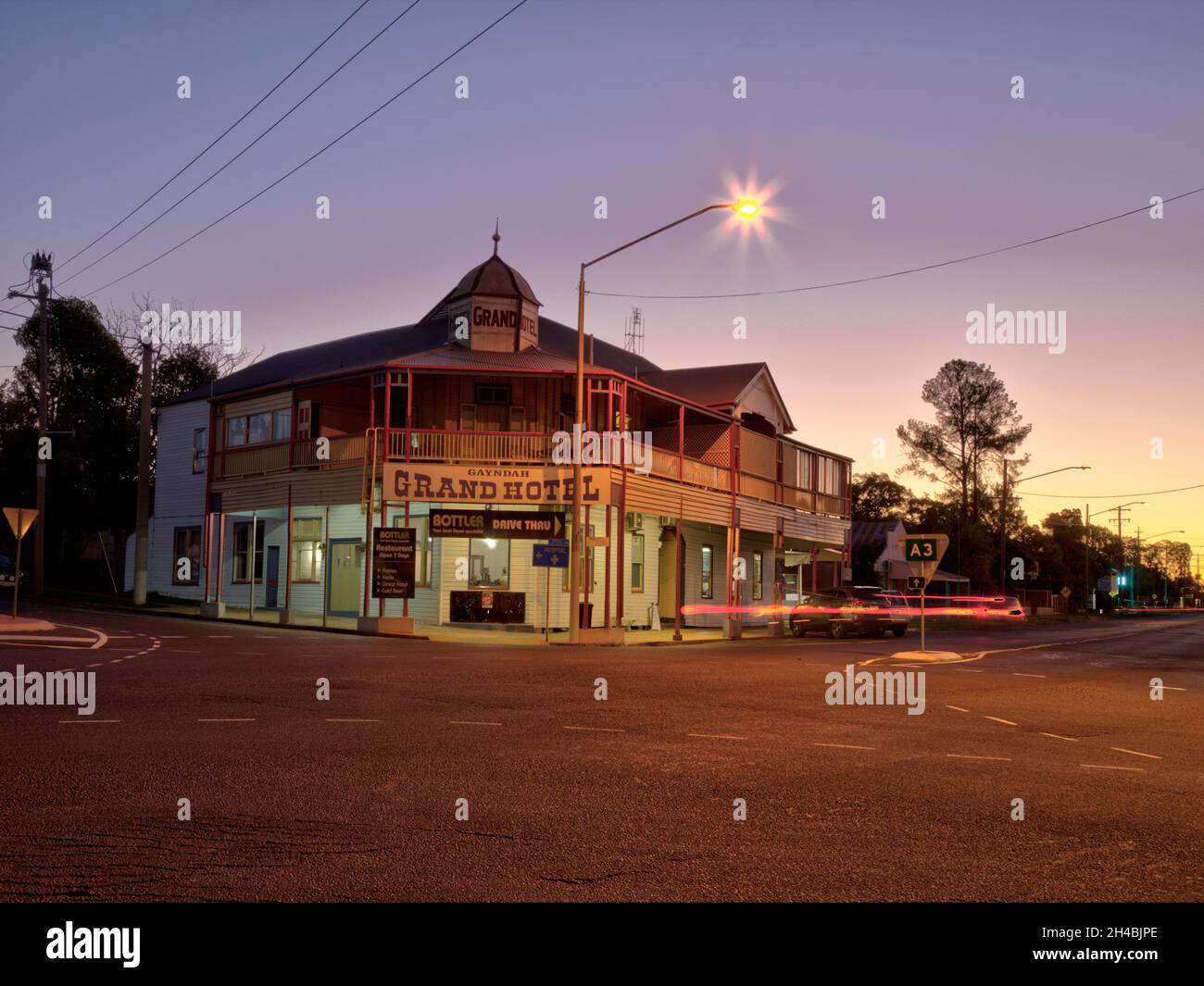 Historic Grand Hotel (1912) in Gayndah Queensland Australia Stock Photo ...