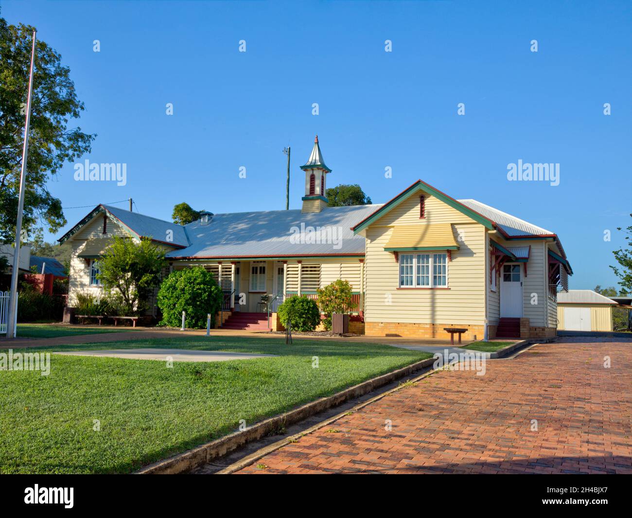 Local courthouse on Capper Street Gayndah Queensland Australia Stock ...