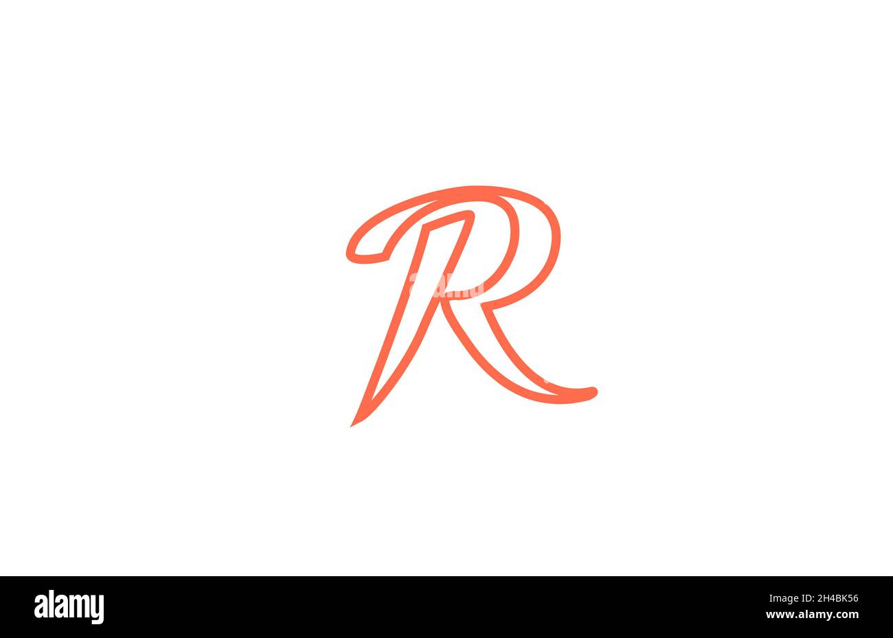 R alphabet letter logo icon. Creative design for business and company ...