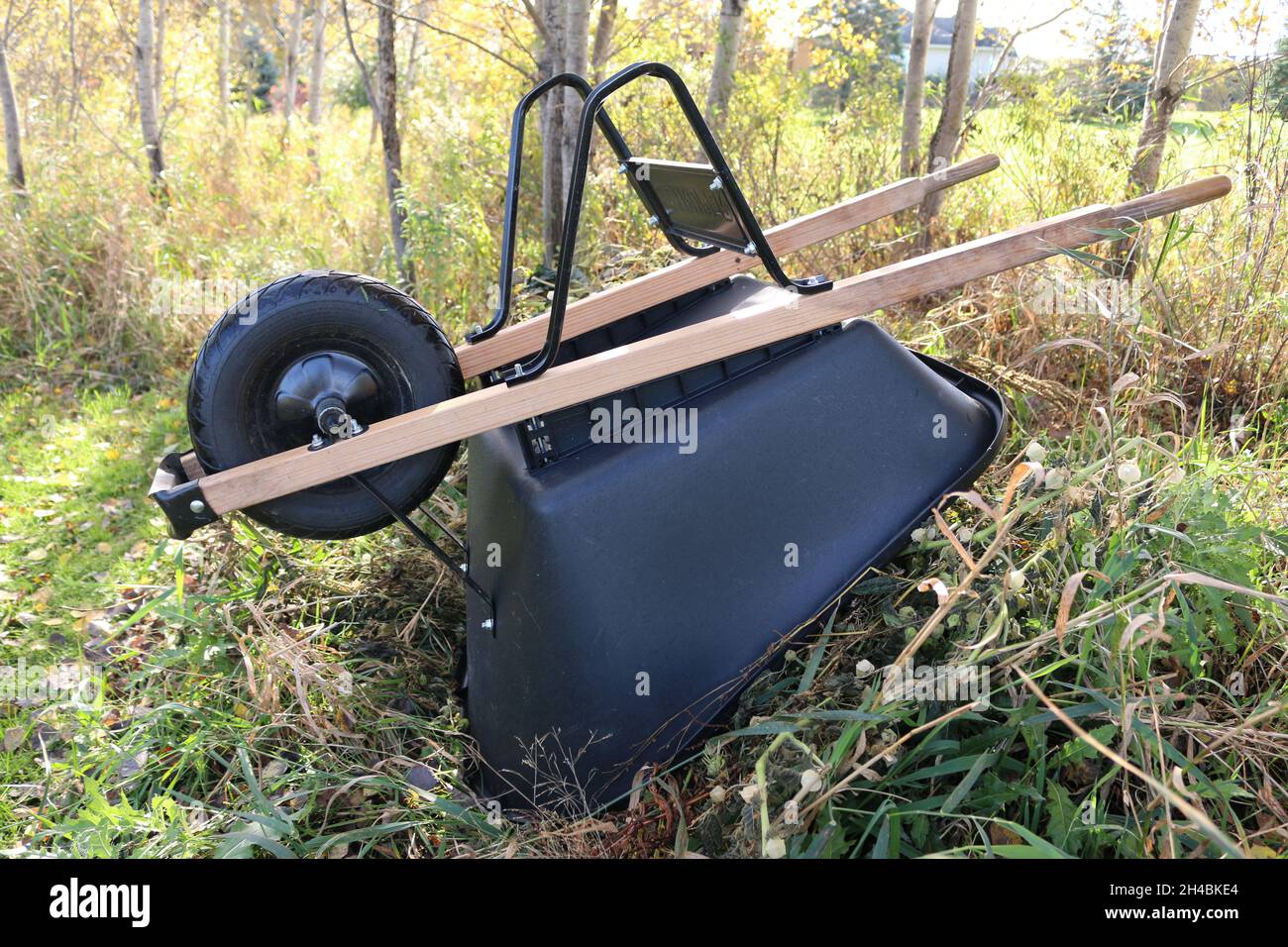 Minnesota Fall garden cleanup Stock Photo - Alamy