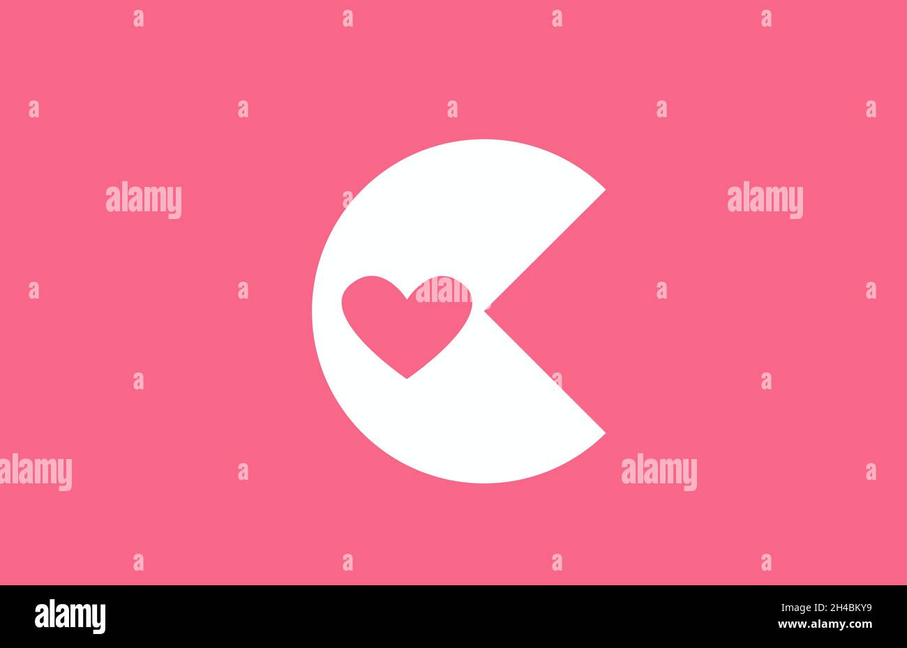 C c heart logo hi-res stock photography and images - Alamy