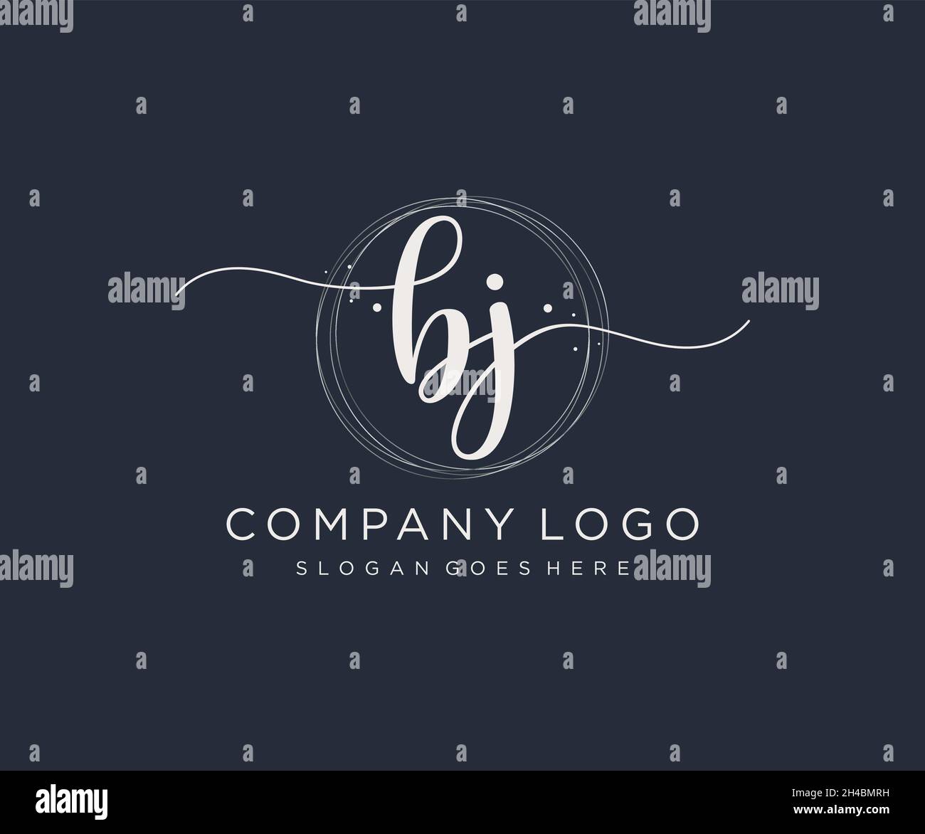 Bj letter logo hi-res stock photography and images - Alamy