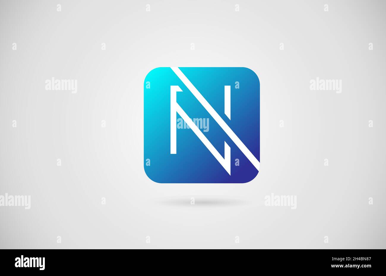 N alphabet letter logo icon. Creative design for business and company Stock Vector Image & Art ...