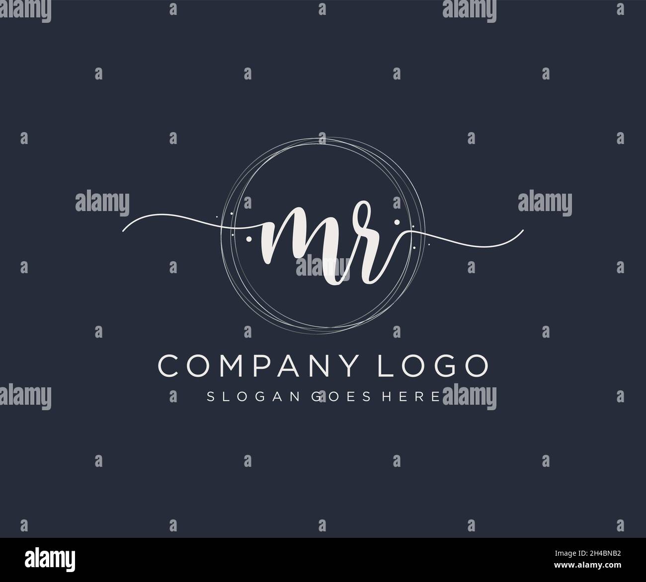 Letter mr logo hi-res stock photography and images - Alamy