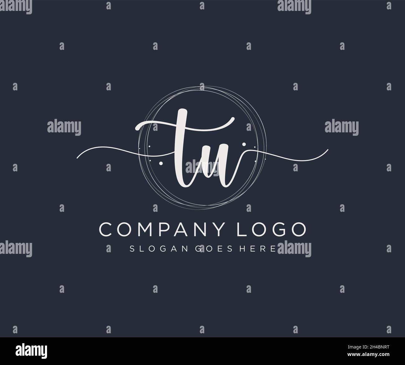Tu initials logo hi-res stock photography and images - Alamy
