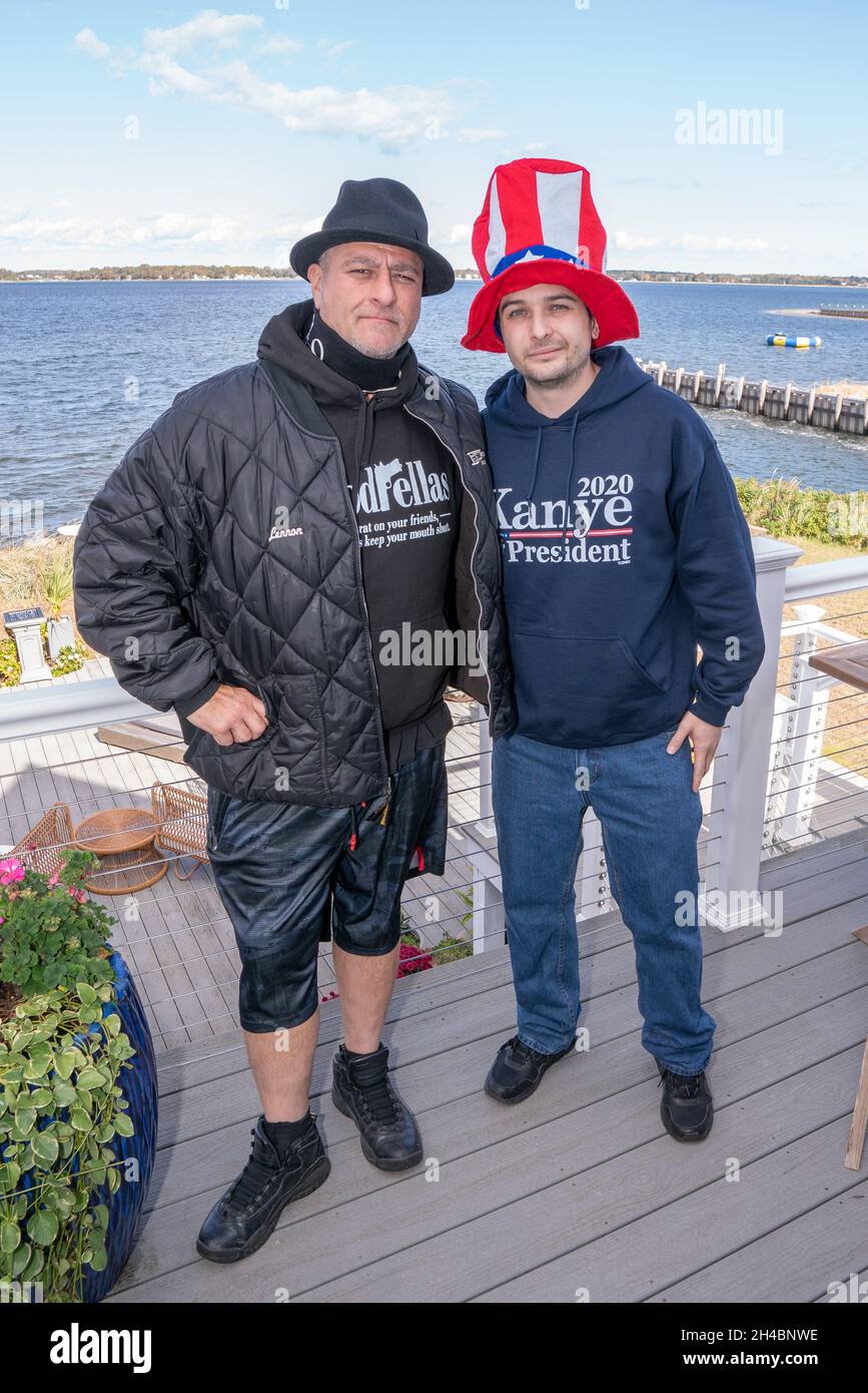 Sean "The White Rapper" Lennon and Ryan Verneuille attend The Ryan Show ...