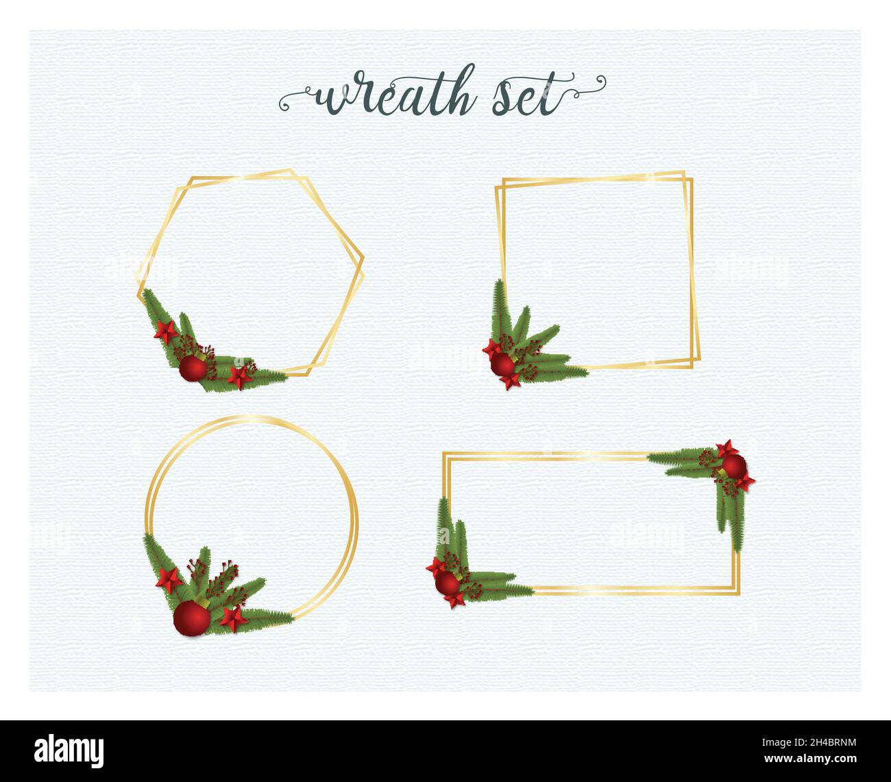 border wreath frames illustration isolated Stock Vector Image & Art - Alamy