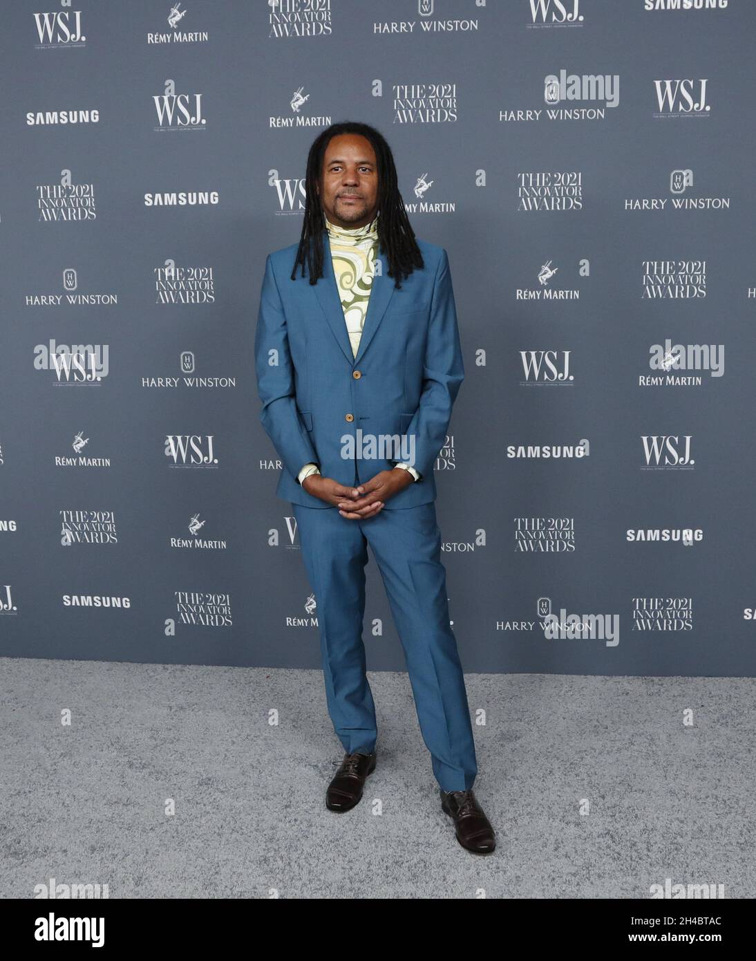 New York, United States. 01st Nov, 2021. Writer Colson Whitehead ...