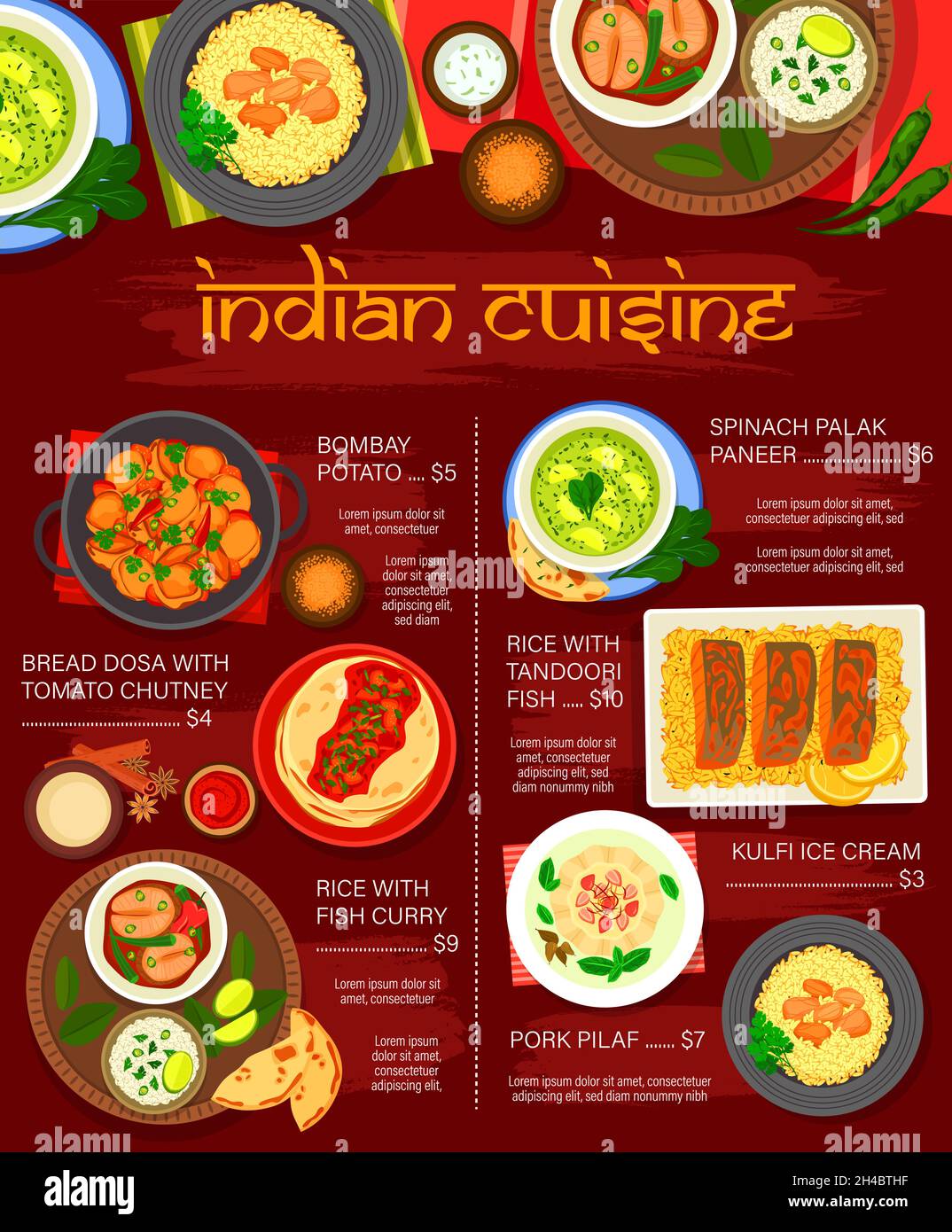 Paneer dosa Stock Vector Images - Alamy