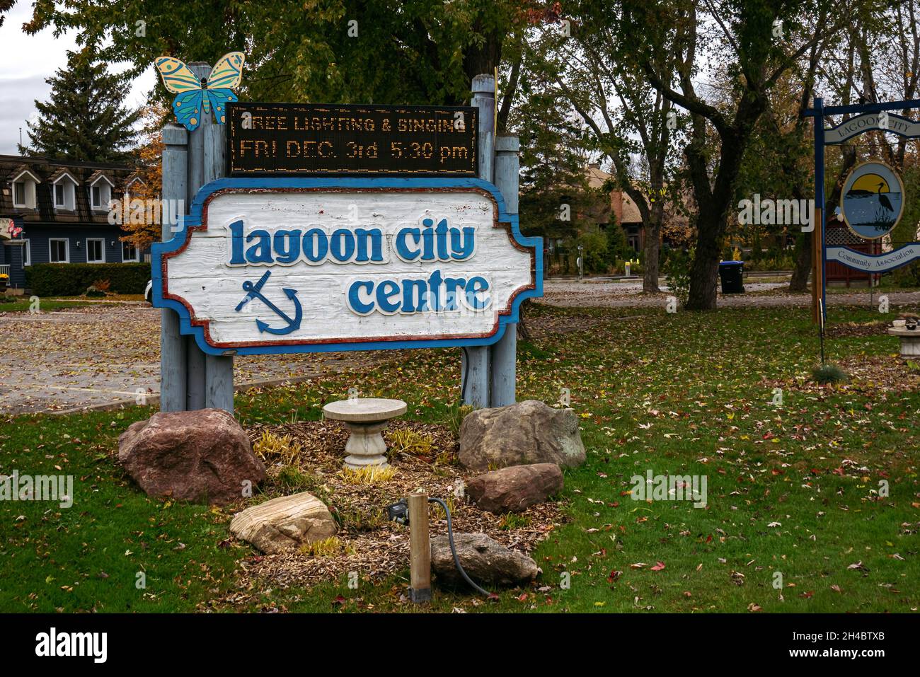resort town in Canada, lagoon city, ramara, ontario, canada Stock Photo ...