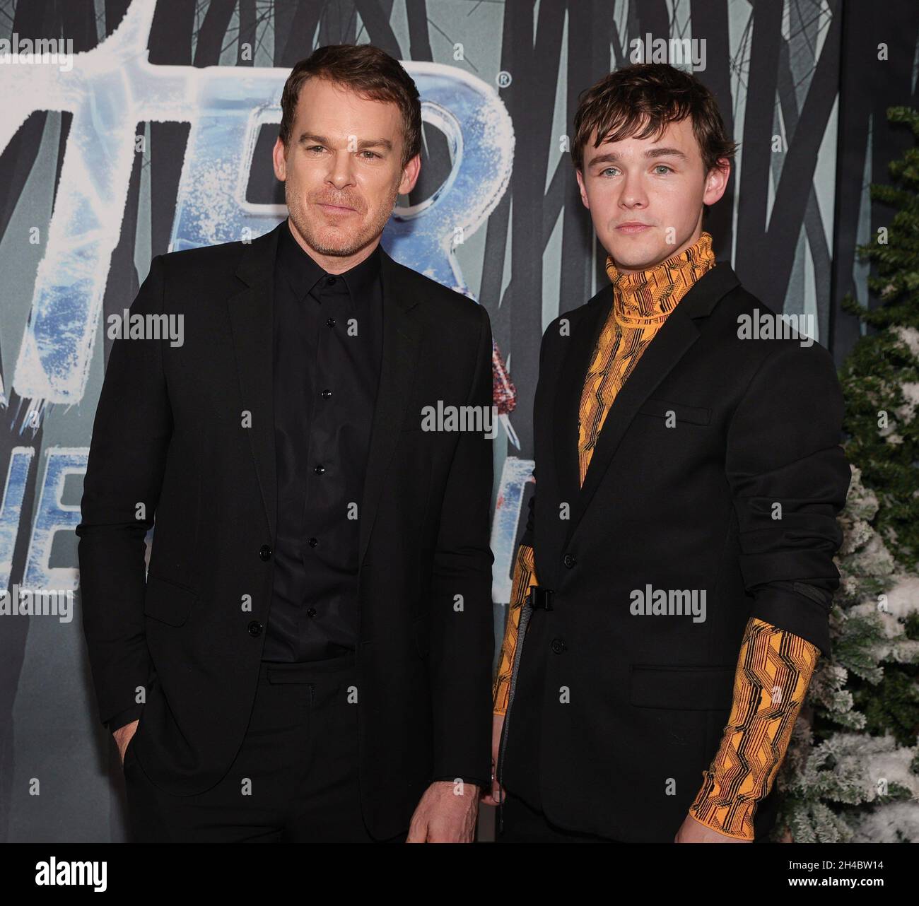 New York, NY, USA. 1st Nov, 2021. Michael C. Hall, Jack Alcott at ...