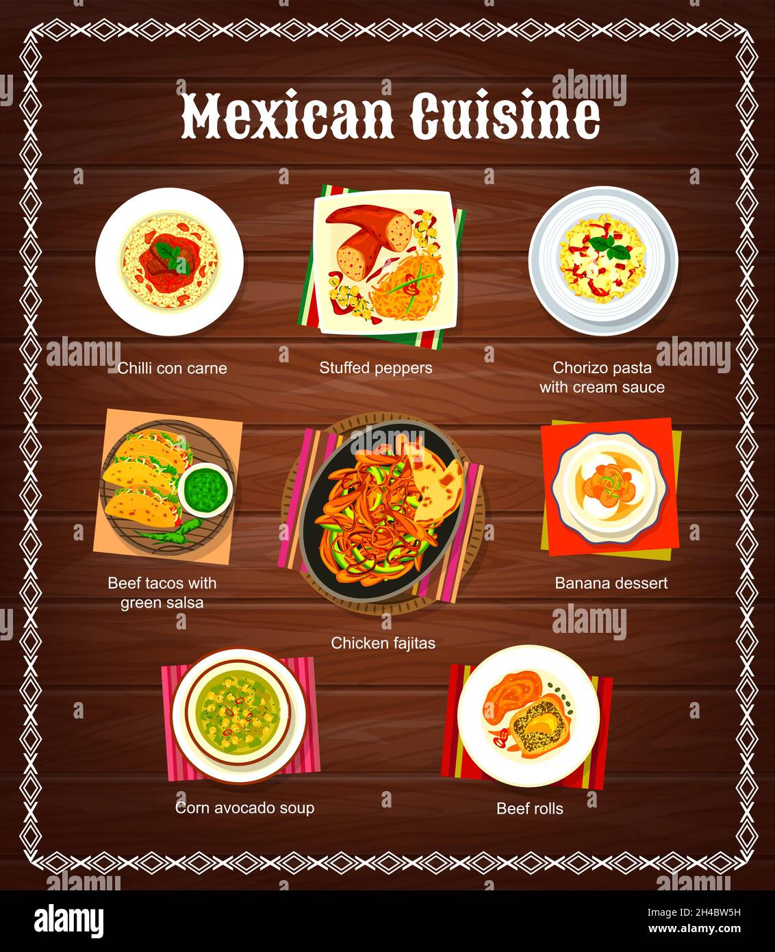 Mexican Menu Desserts