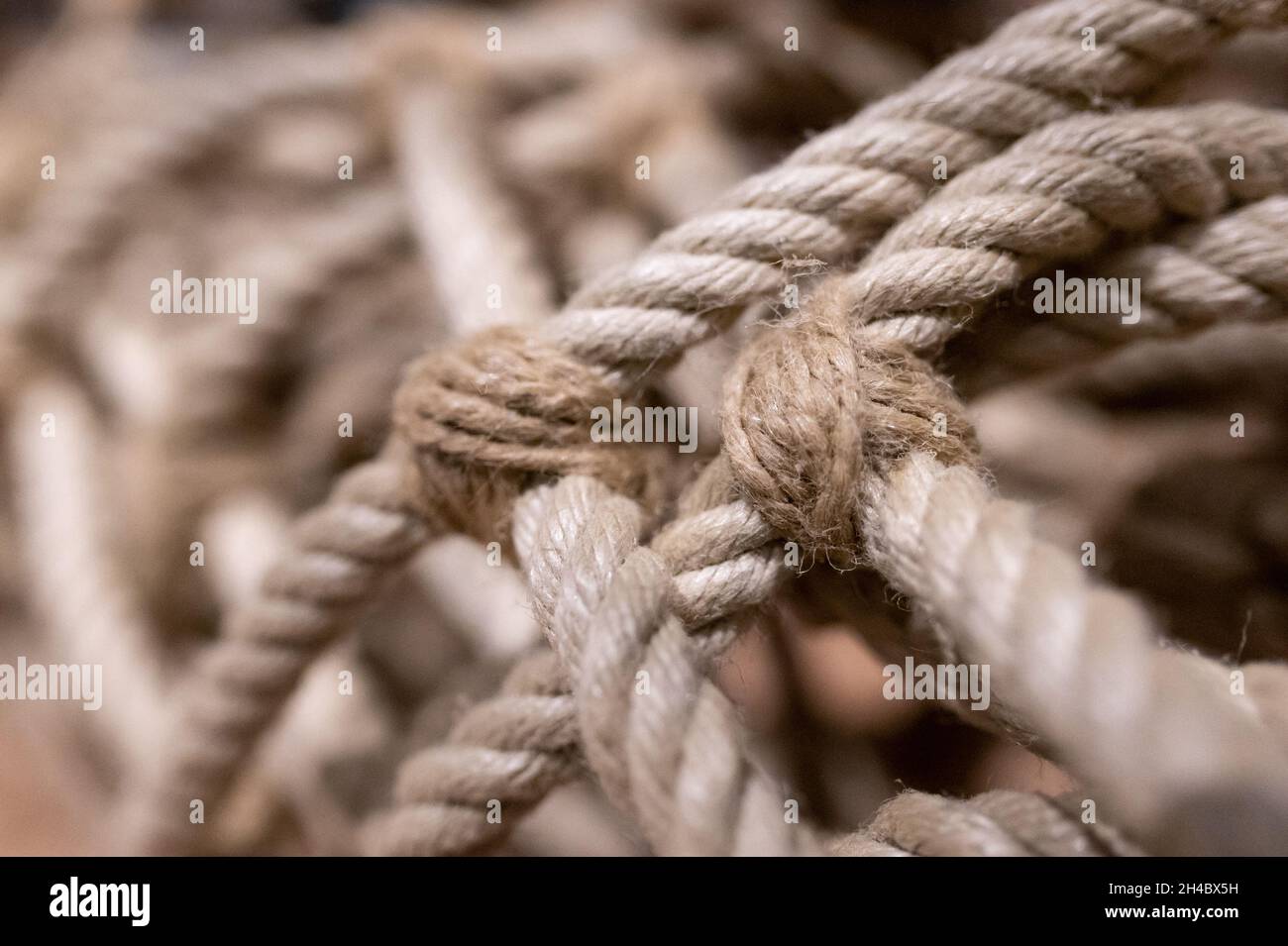 Hamburg, Germany. 31st Oct, 2021. The "tied" rope. More than a year ago ...