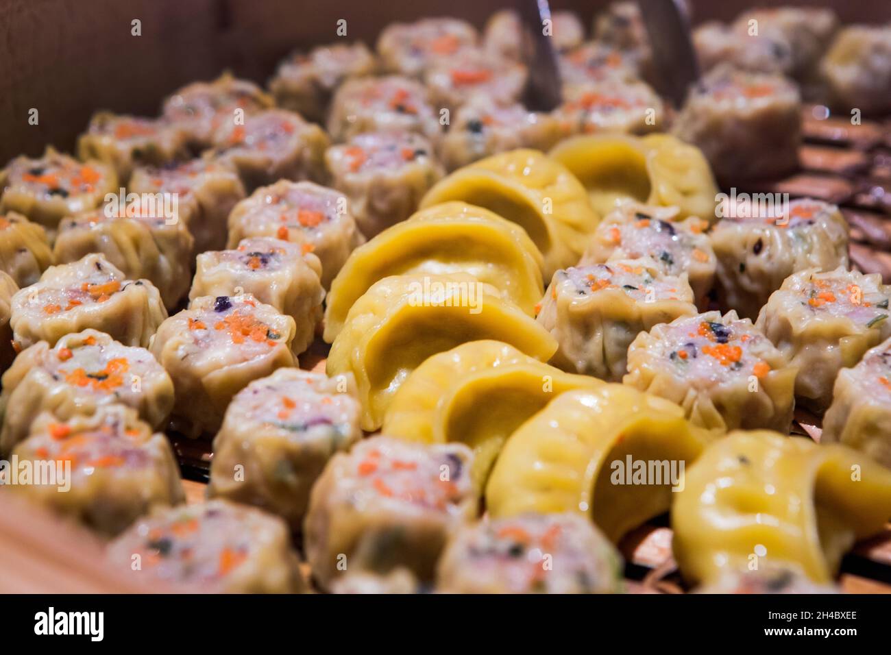 Dim sum is served at a dinner party Stock Photo - Alamy