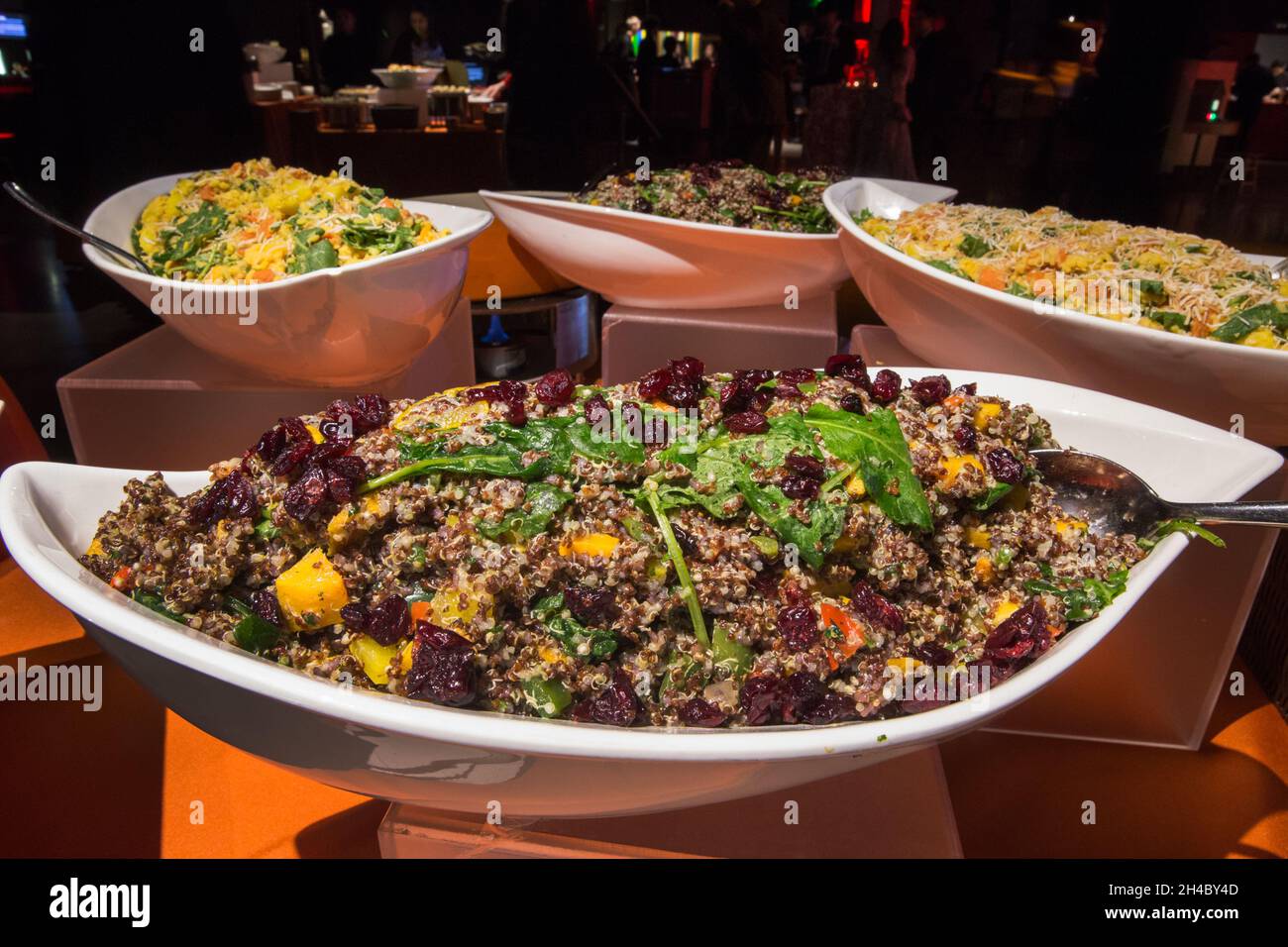 Salad display hi-res stock photography and images - Alamy