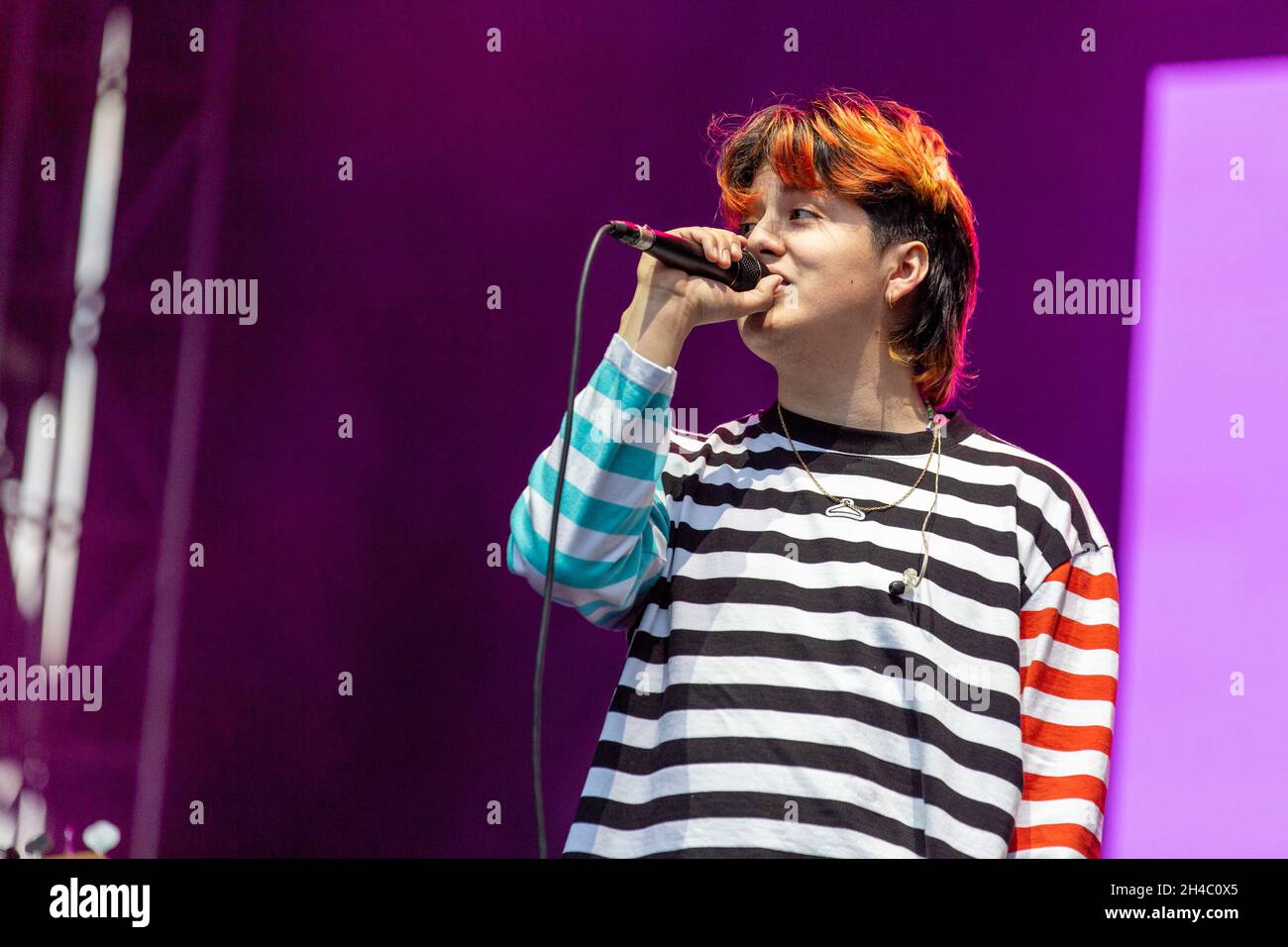 San Francisco, USA. 31st Oct, 2021. Nicolas Munoz of Boy Pablo during ...