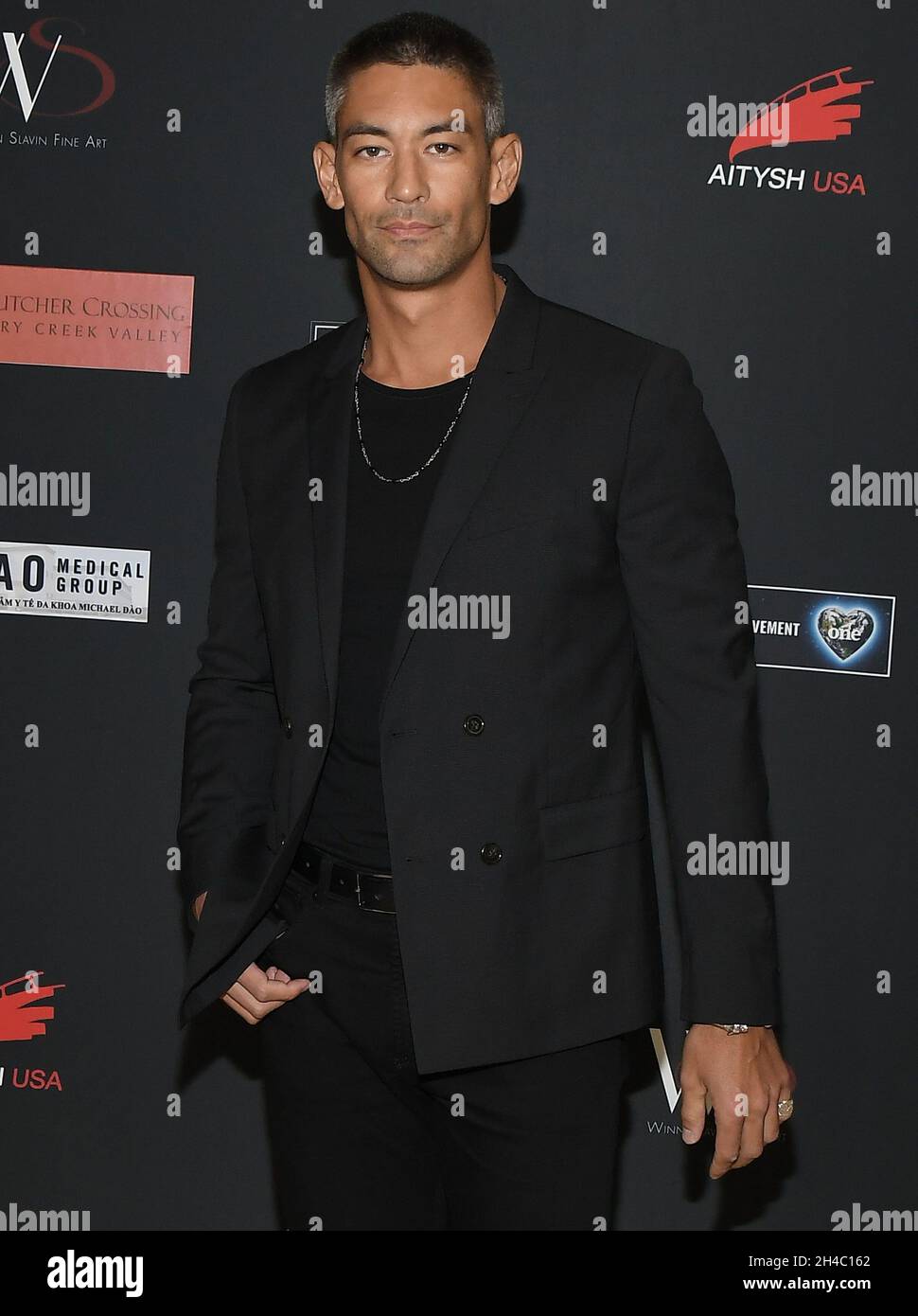 Kolten Jensen arrives at the 2021 Asian World Film Festival - Opening ...