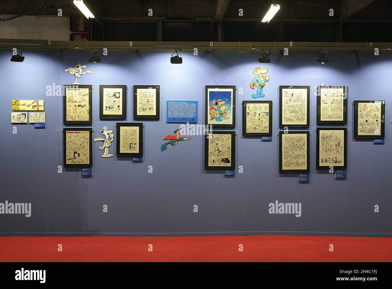 International comic fair of Barcelona-2018 in the palaces of Fira ...