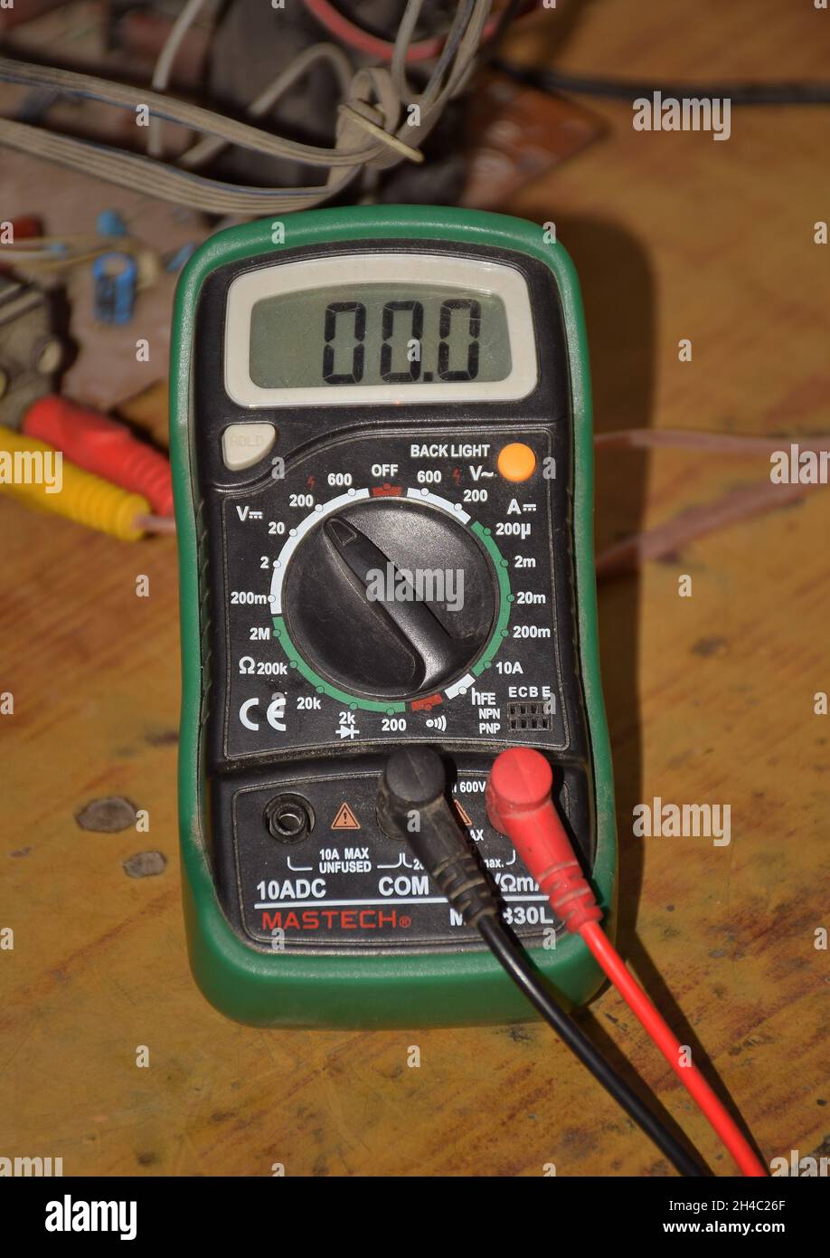 Man reading an electric meter hi-res stock photography and images - Alamy